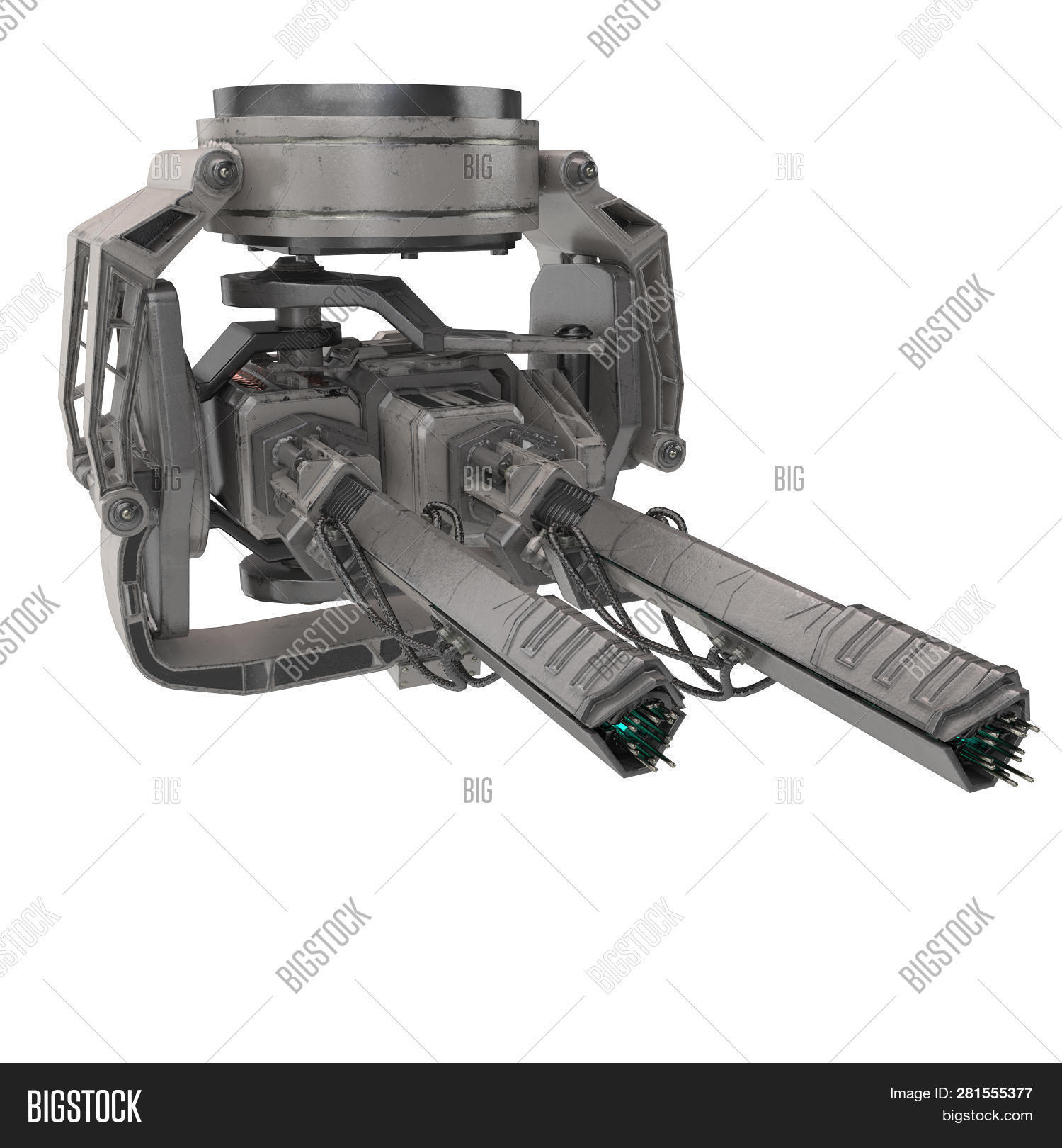 Large Gun Turret On Image & Photo (Free Trial) | Bigstock