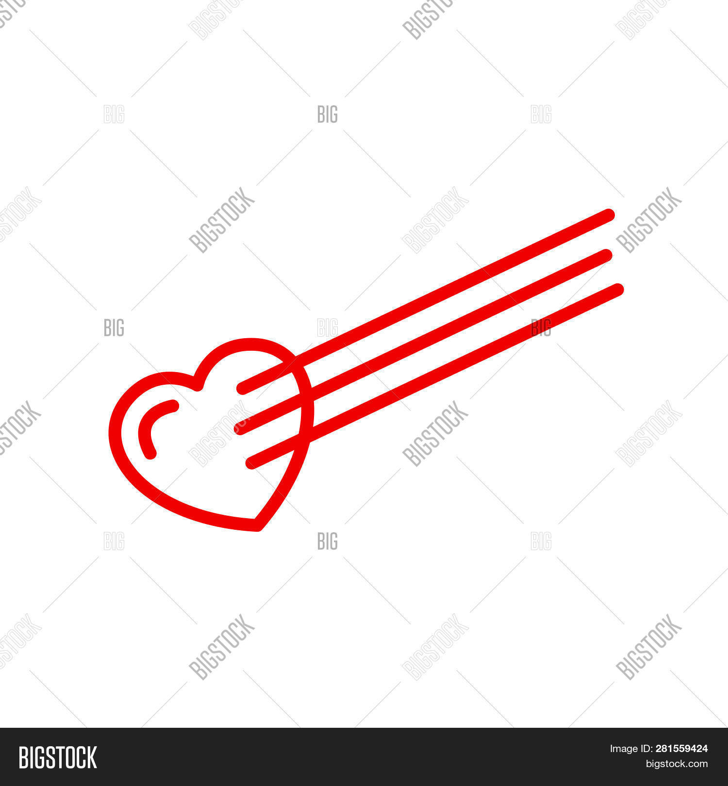 Falling Love Line Vector & Photo (Free Trial) | Bigstock