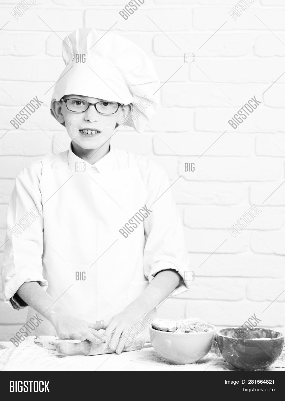 Young Boy Cute Cook Image & Photo (Free Trial) | Bigstock