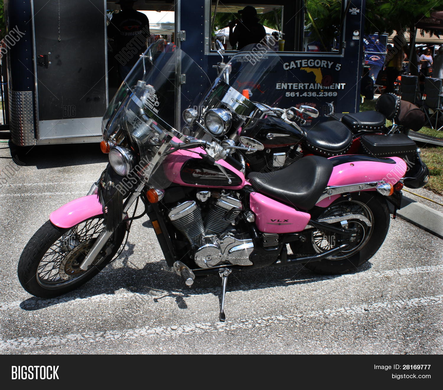 Retro Pink Harley Image & Photo (Free Trial) | Bigstock