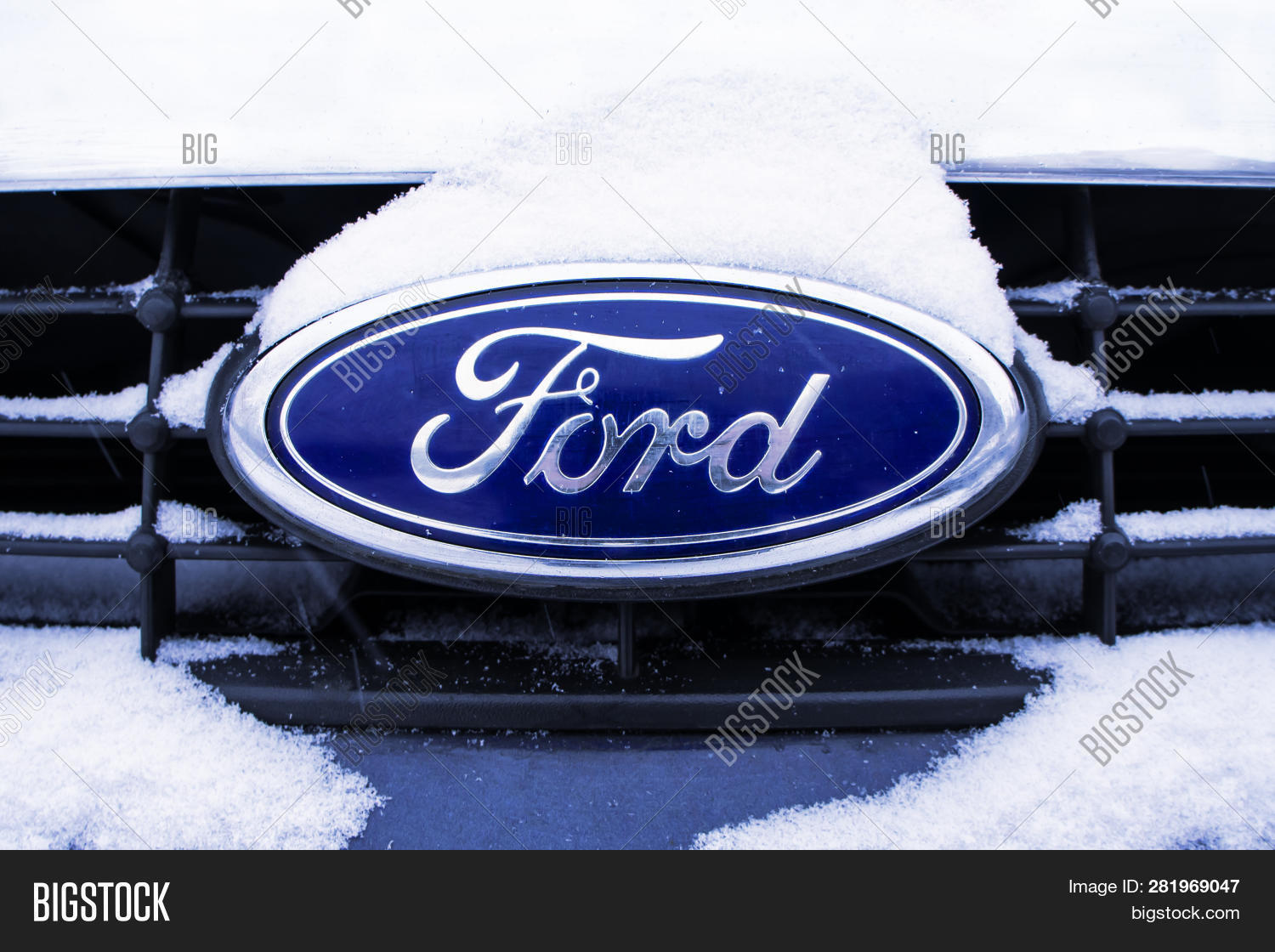 Blue Ford Logo On Image & Photo (Free Trial) | Bigstock
