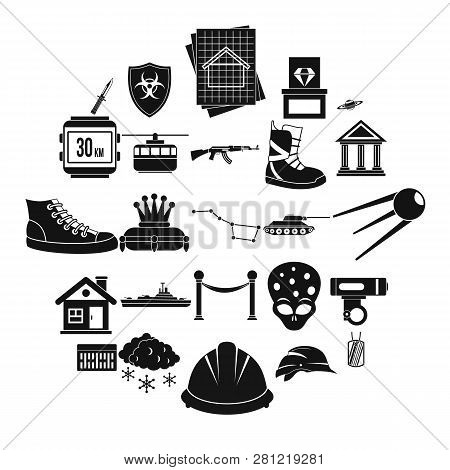 Slam Icons Set. Simple Image & Photo (Free Trial) | Bigstock