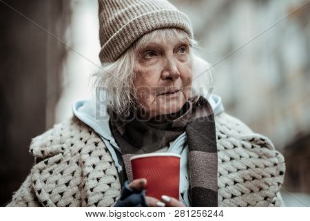 Portrait Old Sad Poor Image & Photo (Free Trial) | Bigstock