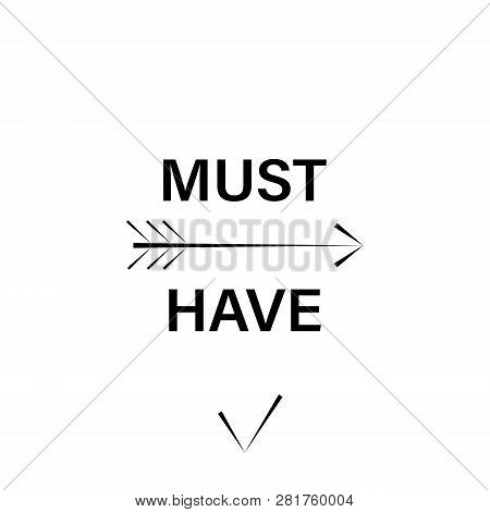 Must Have. Vector & Photo (Free Trial) | Bigstock