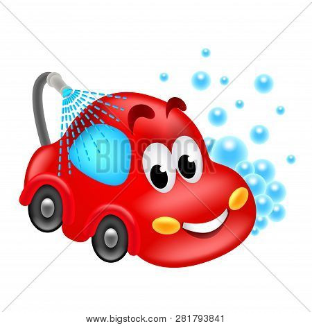 Cartoon Car Wash Vector & Photo (Free Trial) | Bigstock