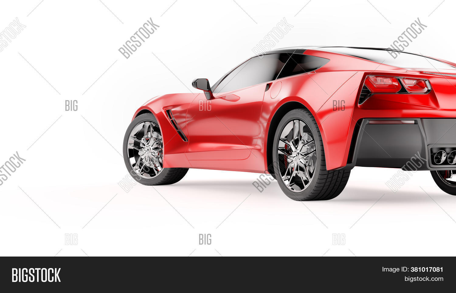Back View Red Sports Image & Photo (Free Trial) | Bigstock