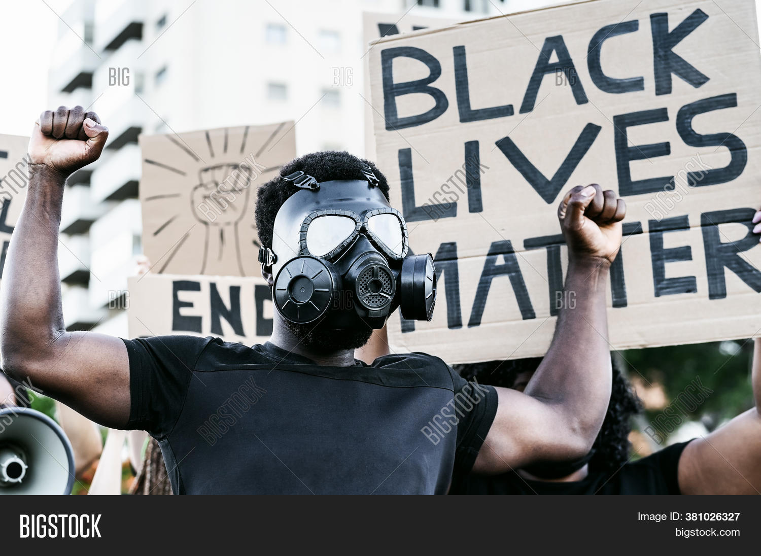 Activist Wearing Gas Image & Photo (Free Trial) | Bigstock