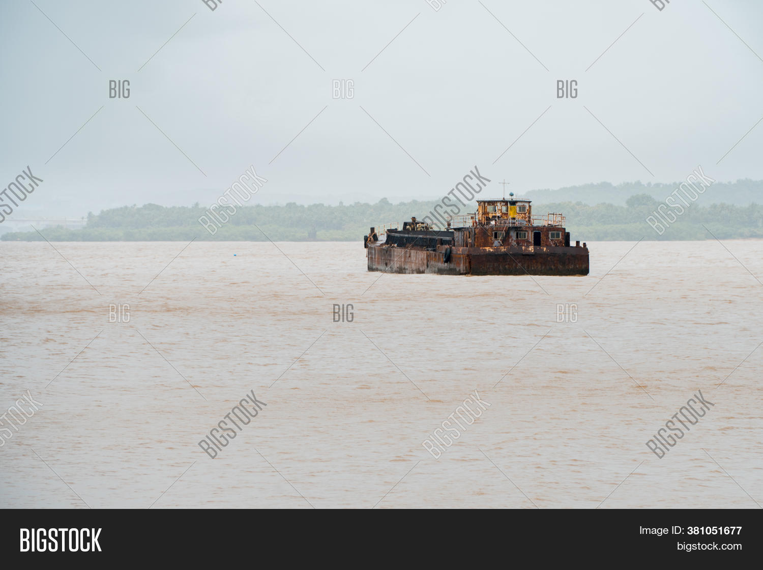 Rusty Old Barge, Image & Photo (Free Trial) | Bigstock