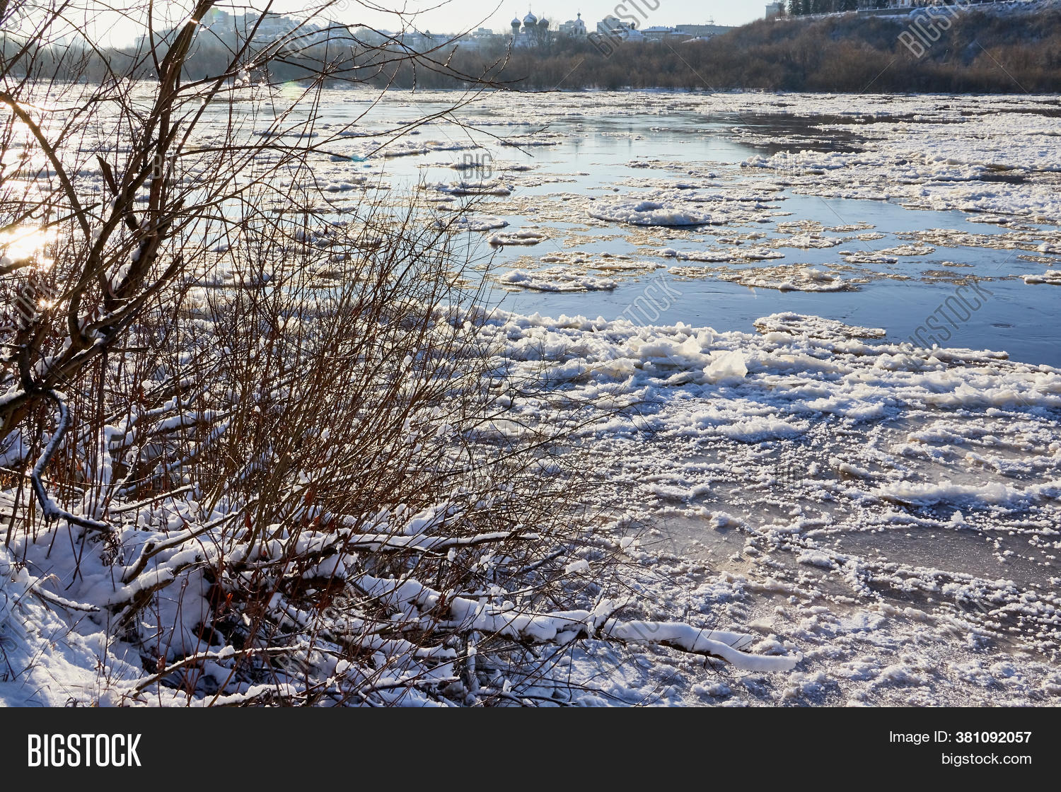 Ice Drift On River Image & Photo (Free Trial) | Bigstock