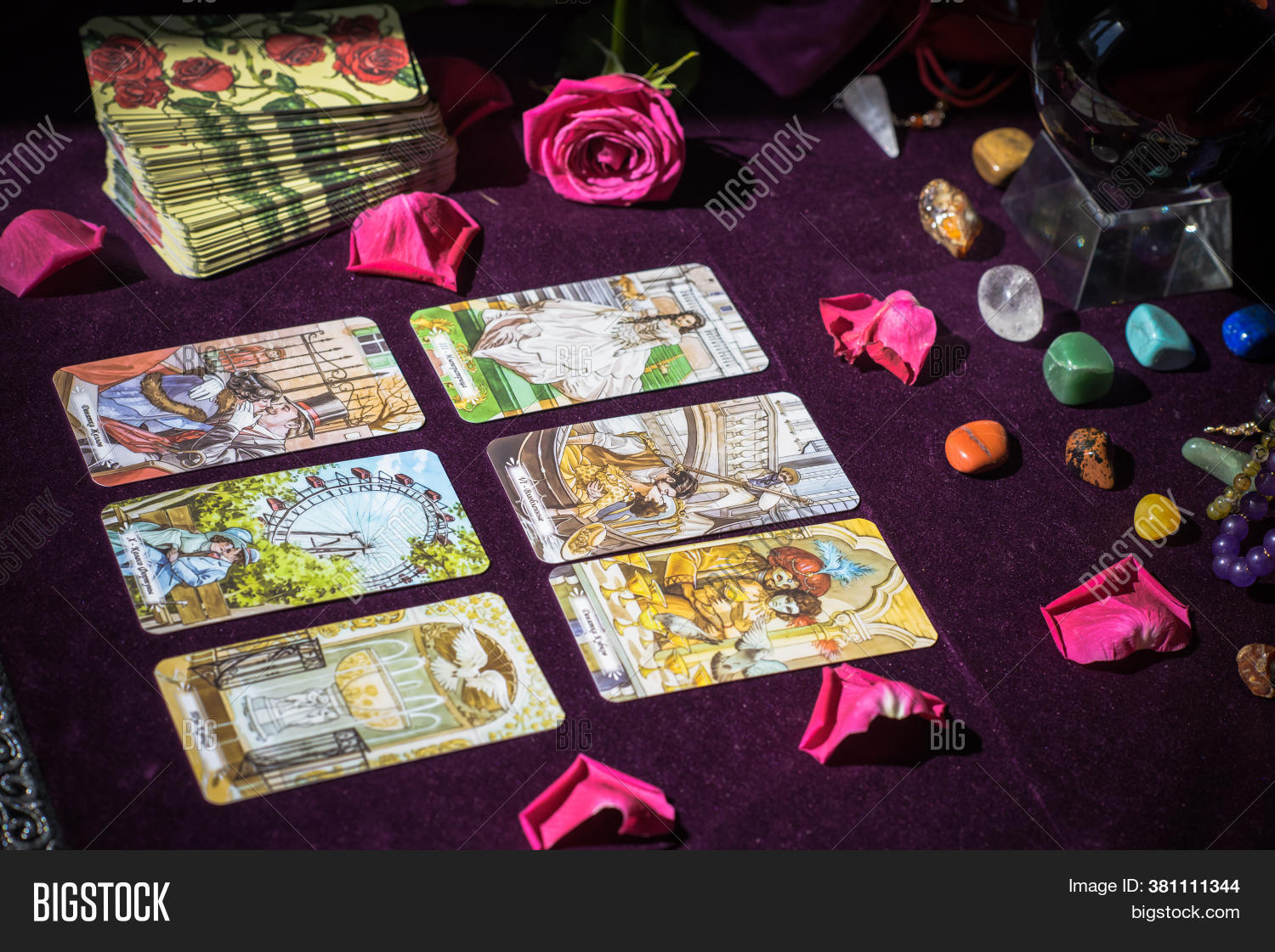 Tarot Cards On Table Image & Photo (Free Trial) | Bigstock