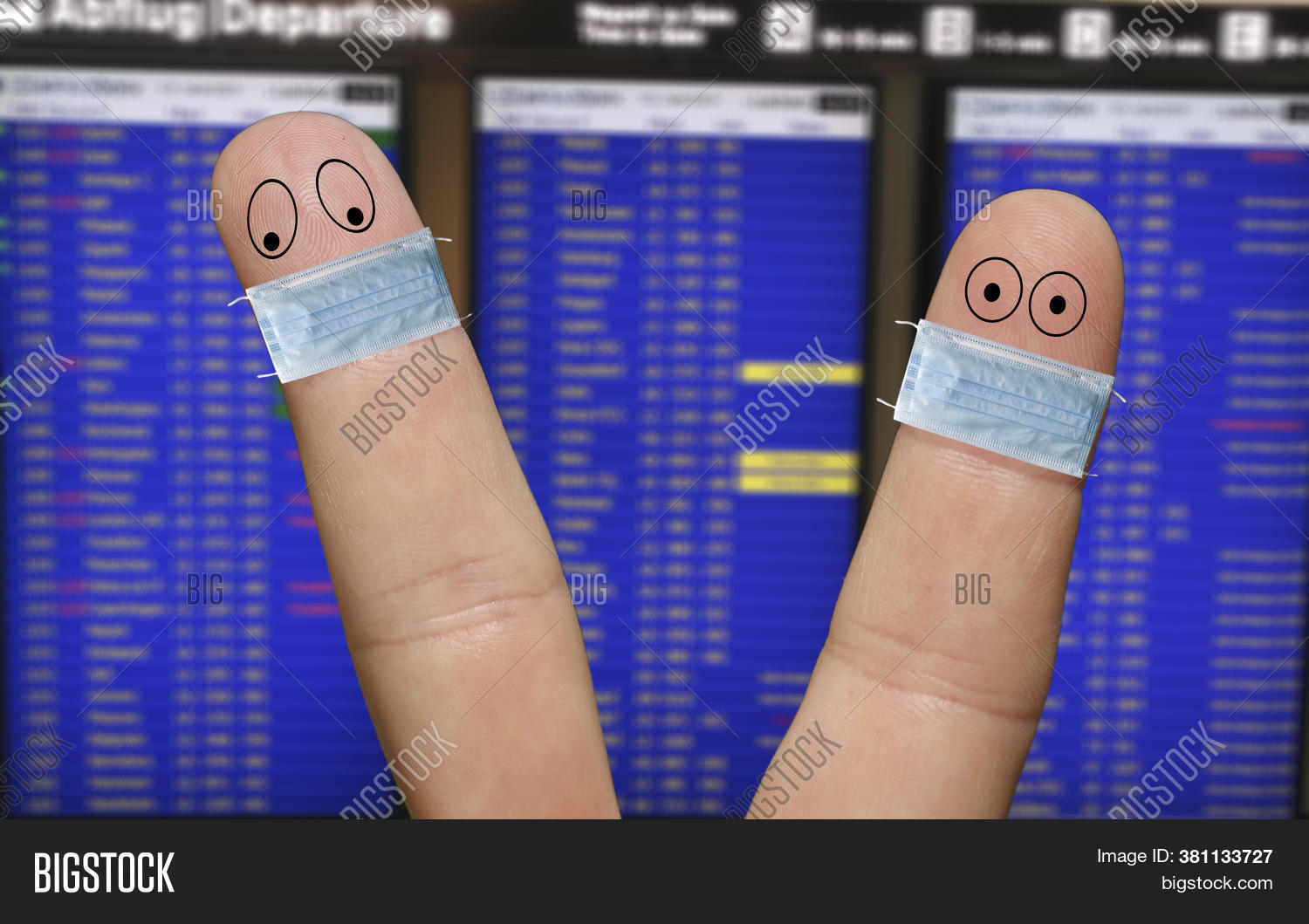 Two Finger Face Masks Image & Photo (Free Trial) | Bigstock