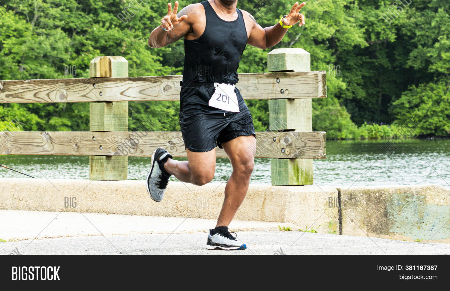 Runner Racing Trail Image & Photo (Free Trial) | Bigstock