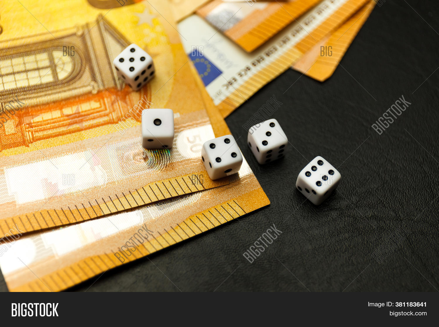 Gaming Dice Money On Image & Photo (Free Trial) | Bigstock