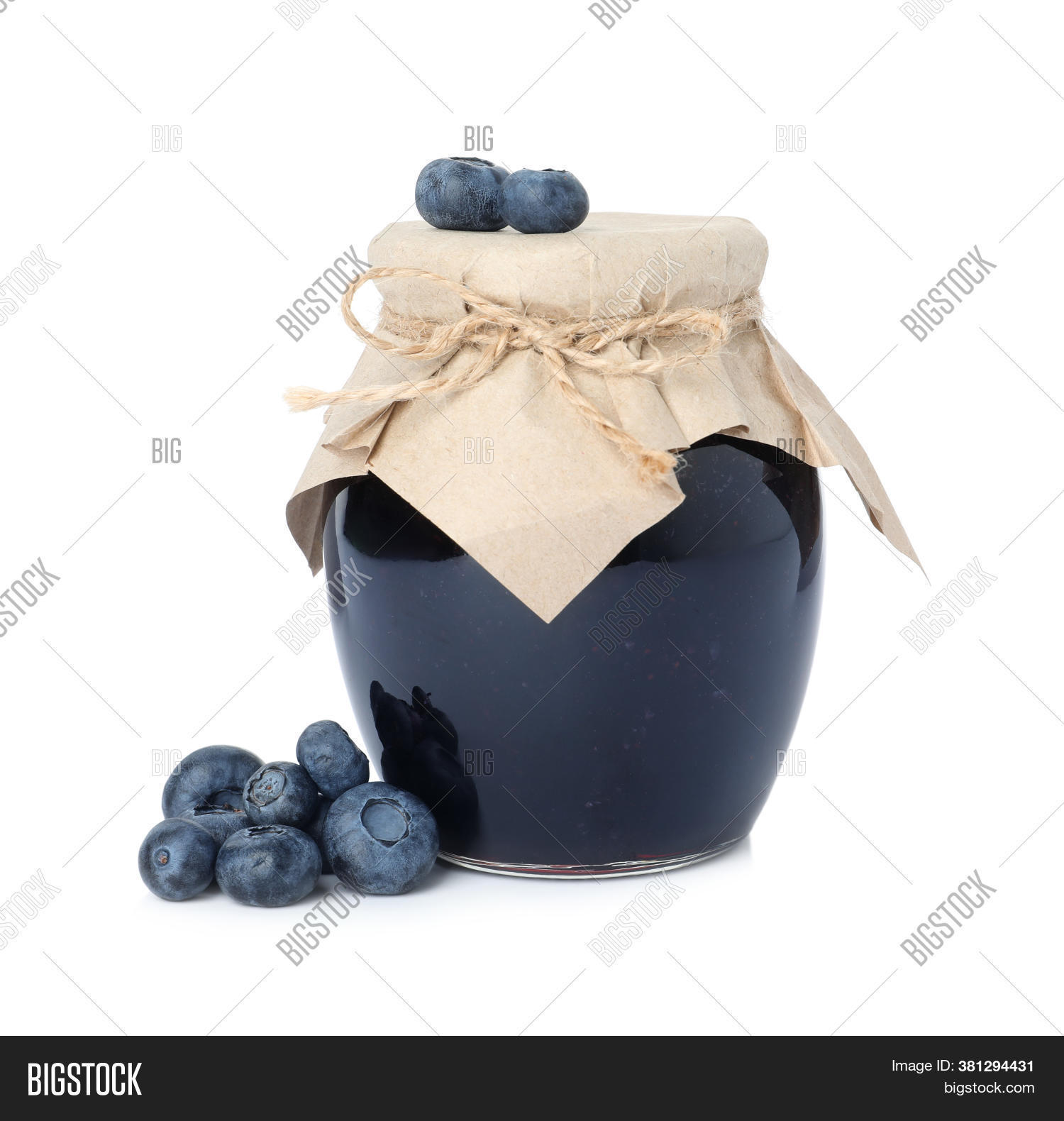 Jar Blueberry Jam Image & Photo (Free Trial) | Bigstock