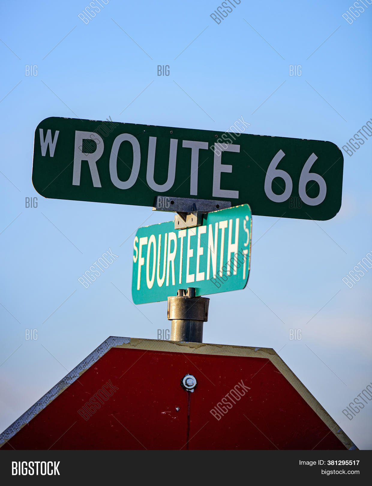 Route 66. Historic Image & Photo (Free Trial) | Bigstock