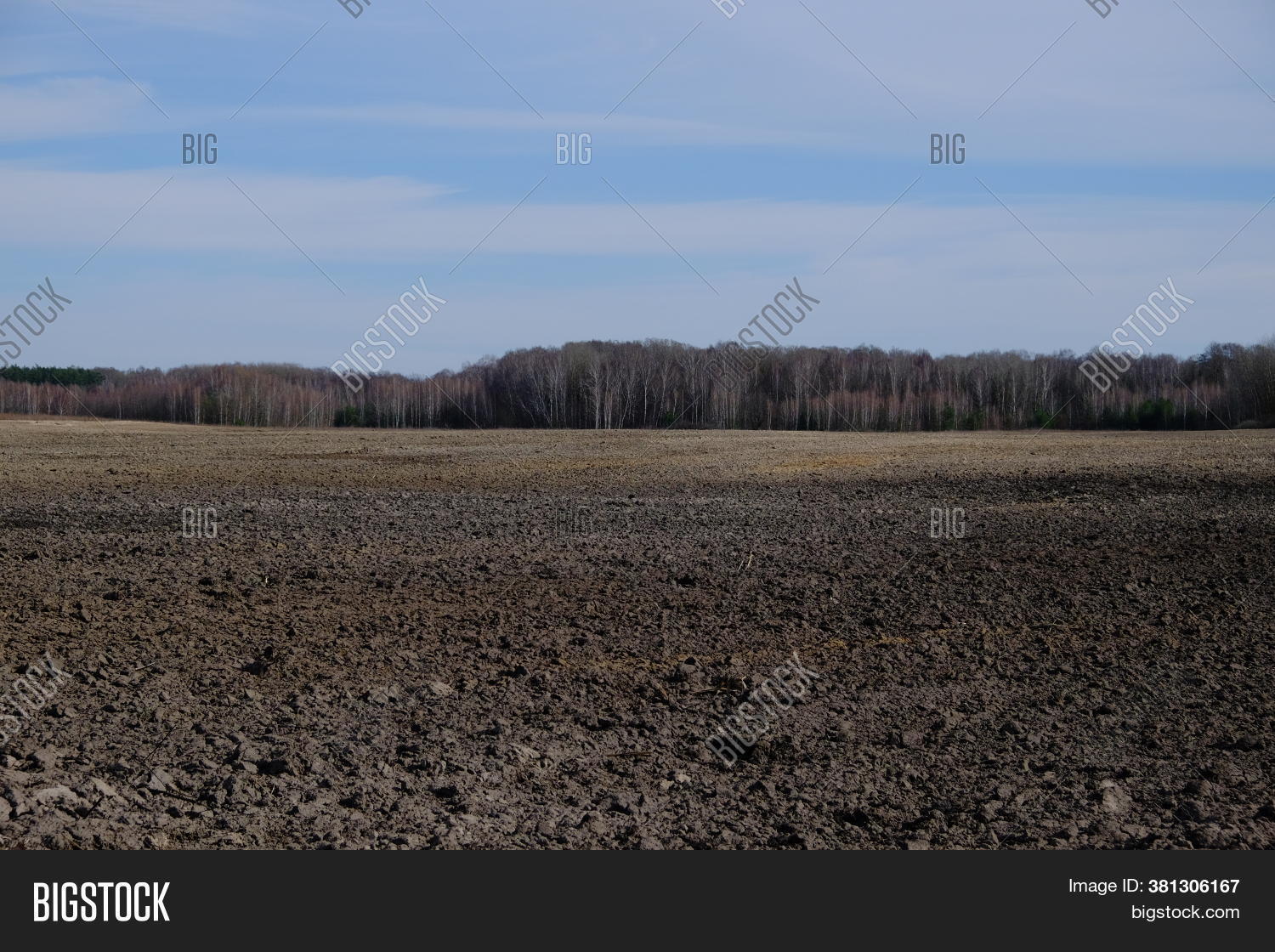 Plowed Field On Sunny Image & Photo (Free Trial) | Bigstock