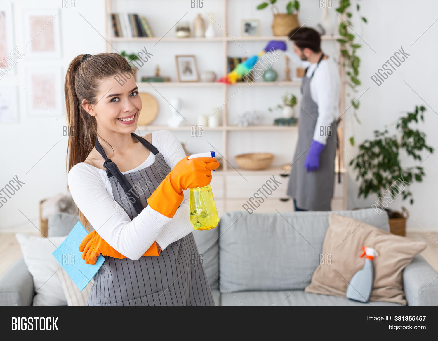 Cleaning House Image & Photo (Free Trial) | Bigstock