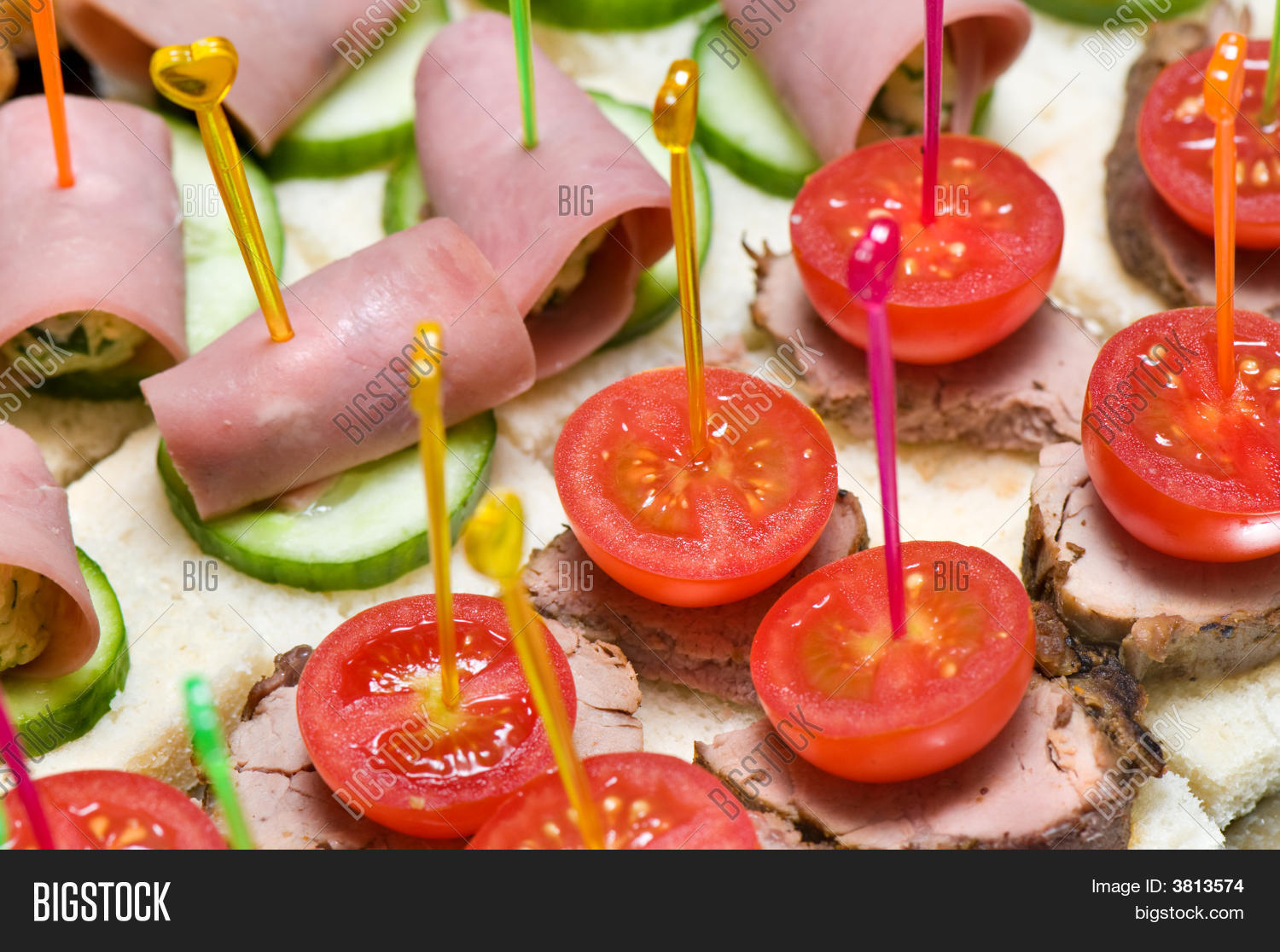 Canape Tray Closeup Image & Photo (Free Trial) | Bigstock