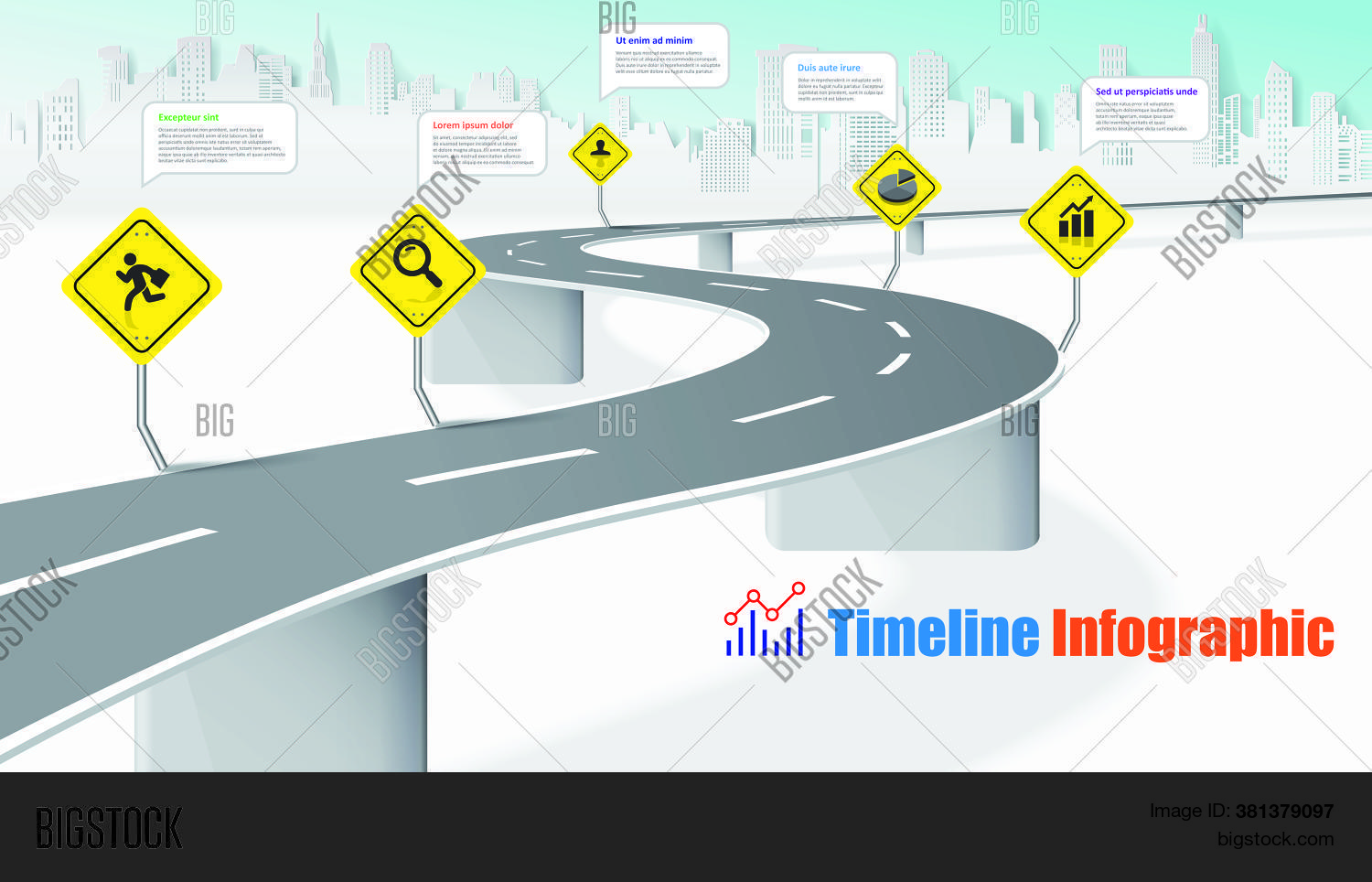 Business Road Map Vector & Photo (Free Trial) | Bigstock
