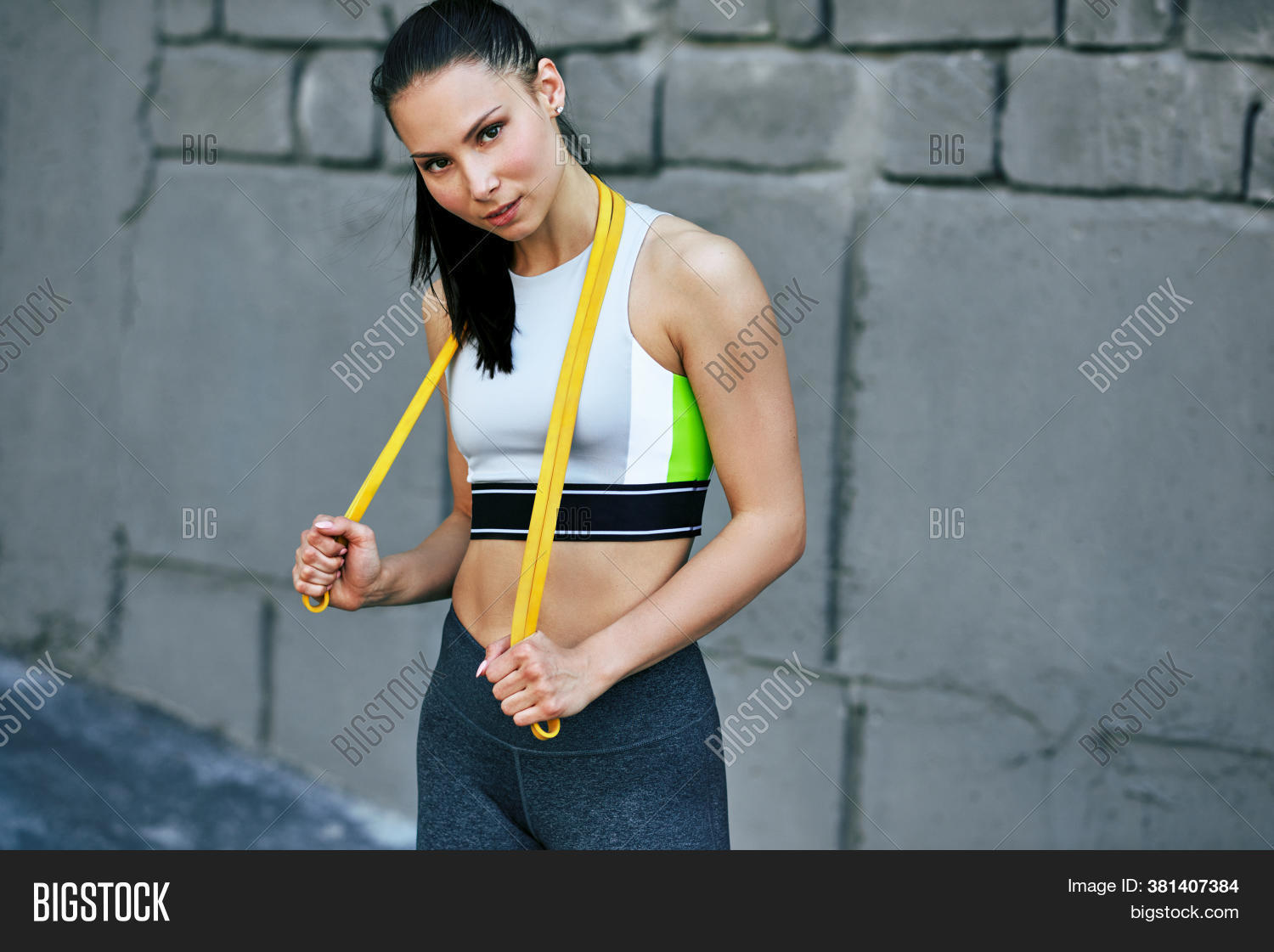 Outdoor Shot Fit Woman Image & Photo (Free Trial) | Bigstock