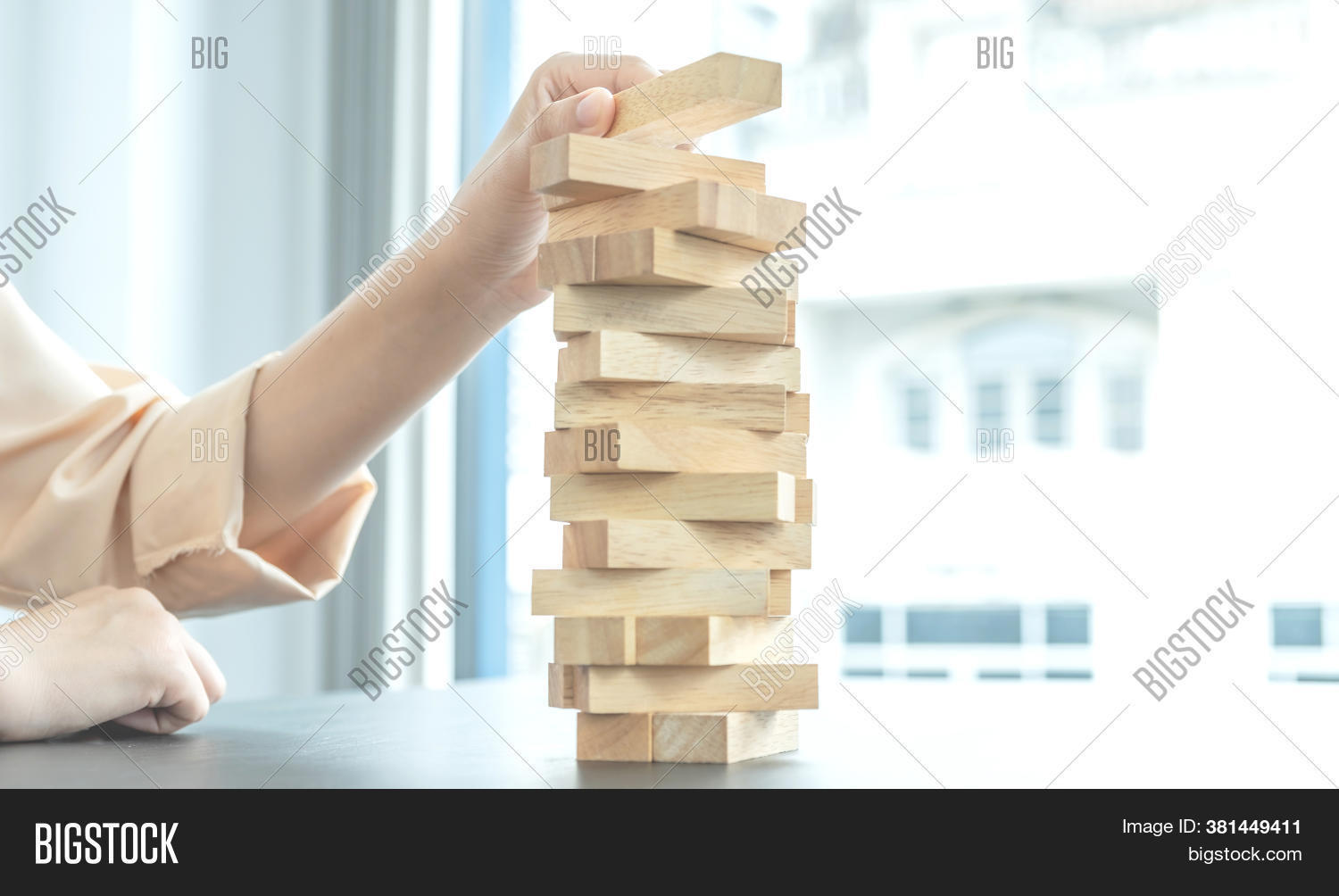 Hand Holding Blocks Image & Photo (Free Trial) | Bigstock