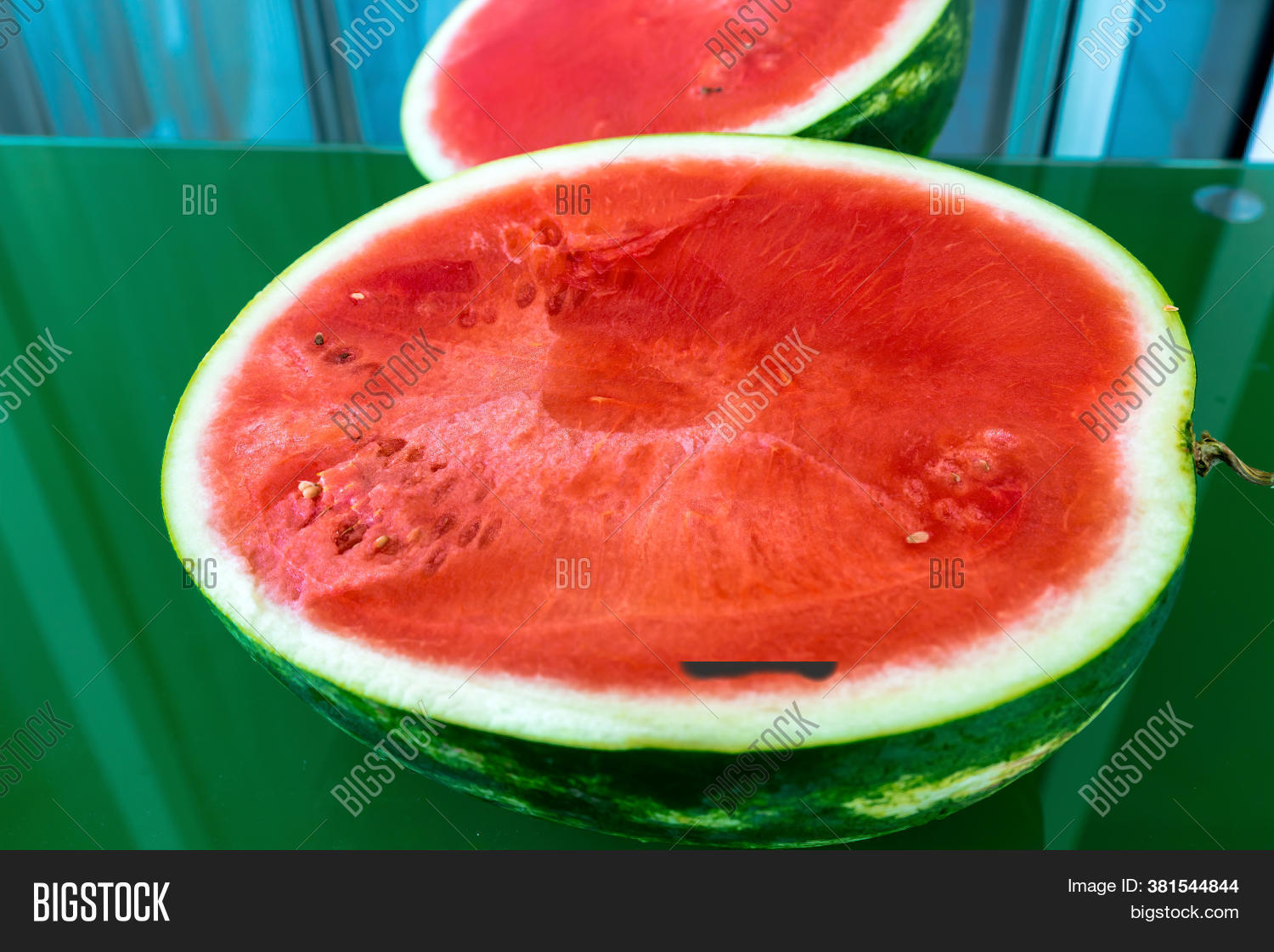 One Watermelon Cuted Image & Photo (Free Trial) | Bigstock