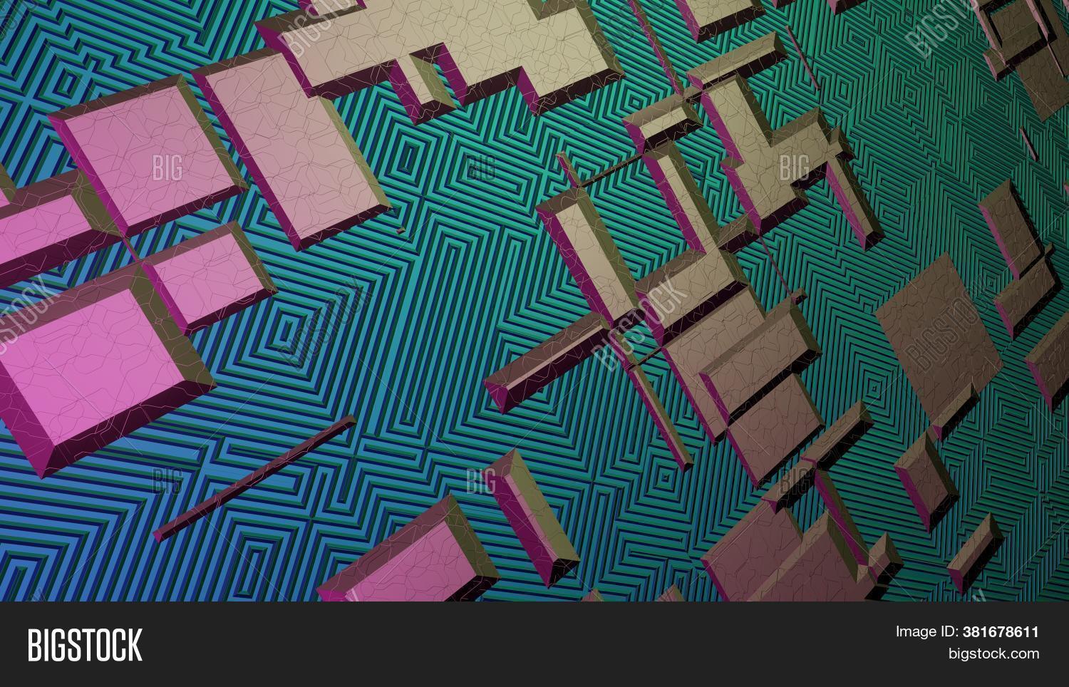 Modern Tech Pattern. Image & Photo (Free Trial) | Bigstock