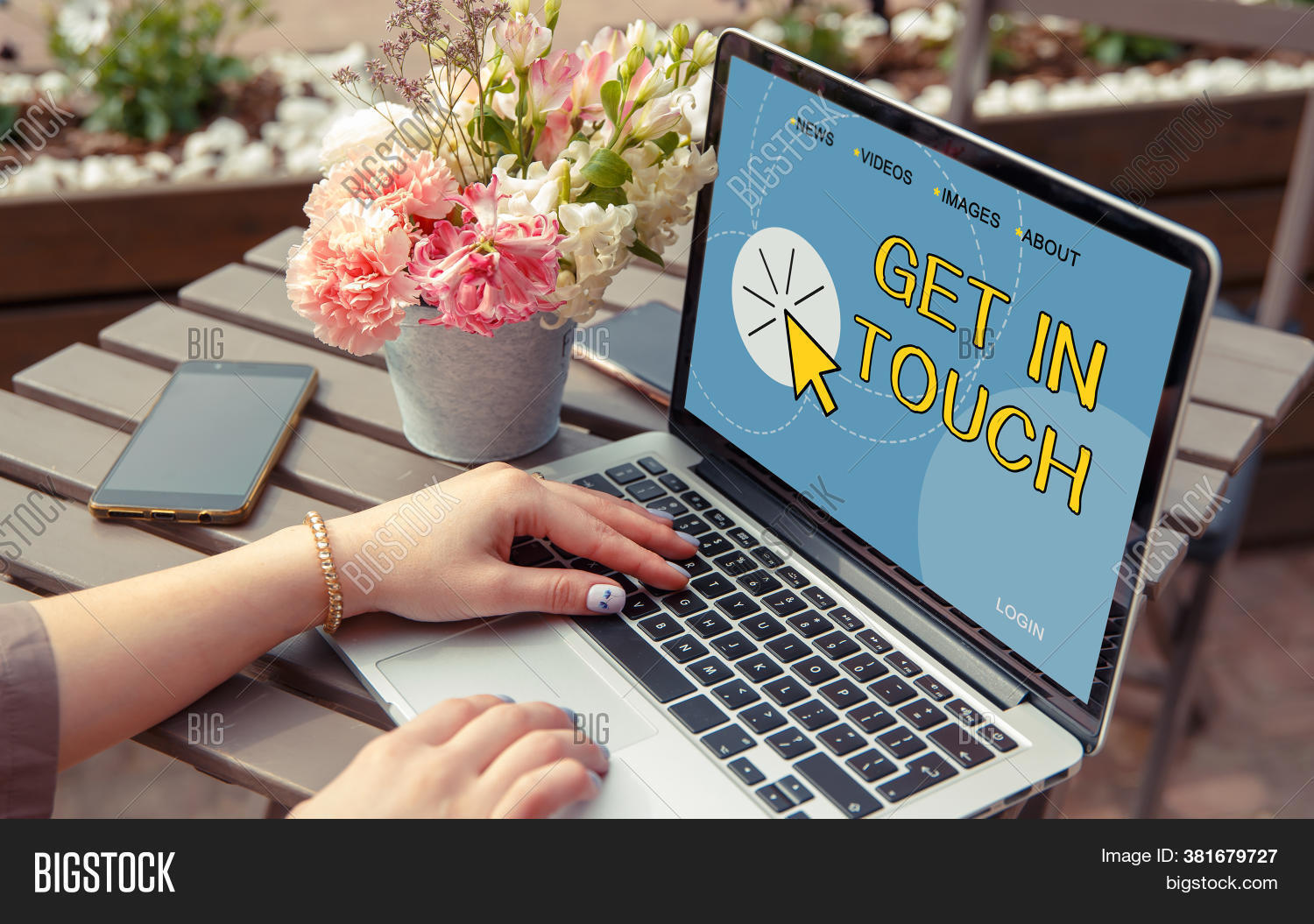 Get Touch - Words Ico Image & Photo (Free Trial) | Bigstock