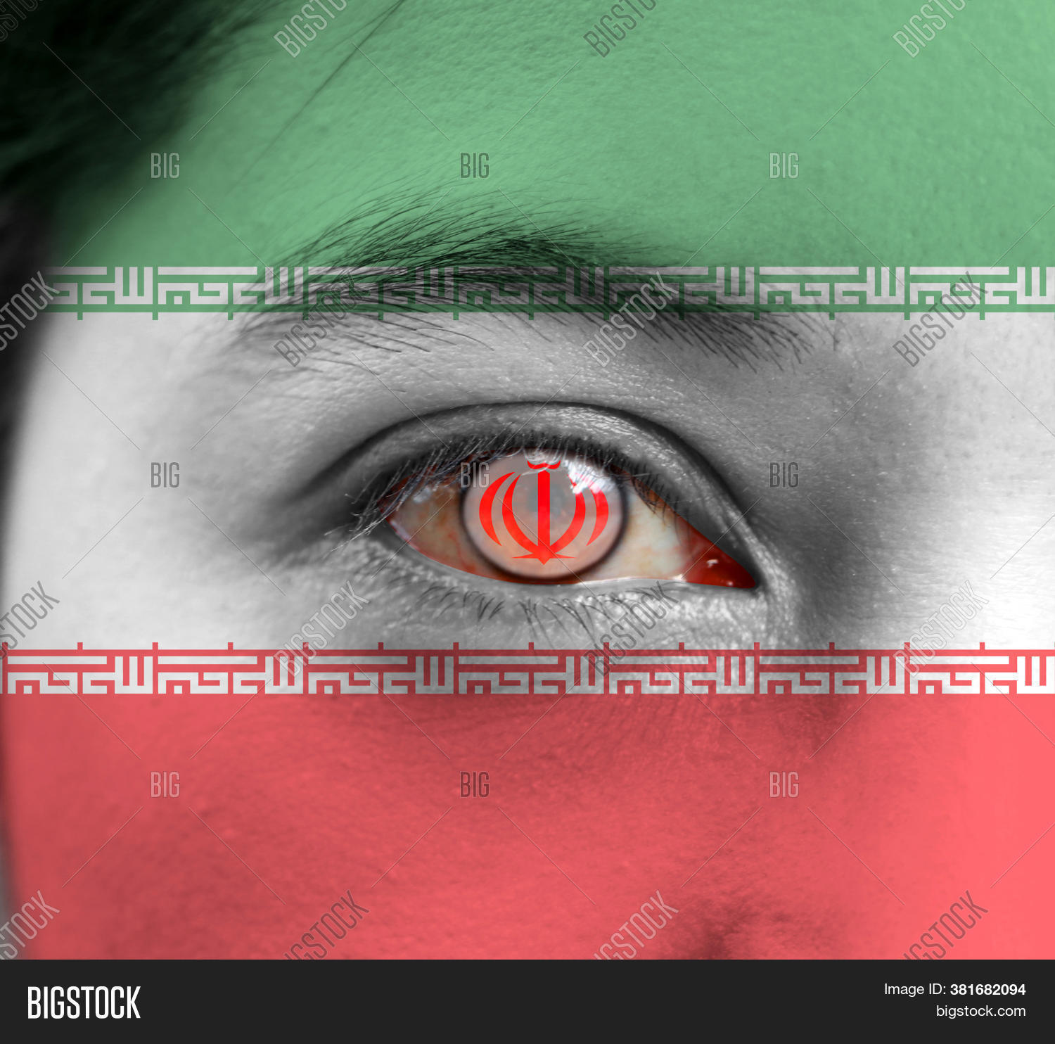 Human Face Painted Image & Photo (Free Trial) | Bigstock