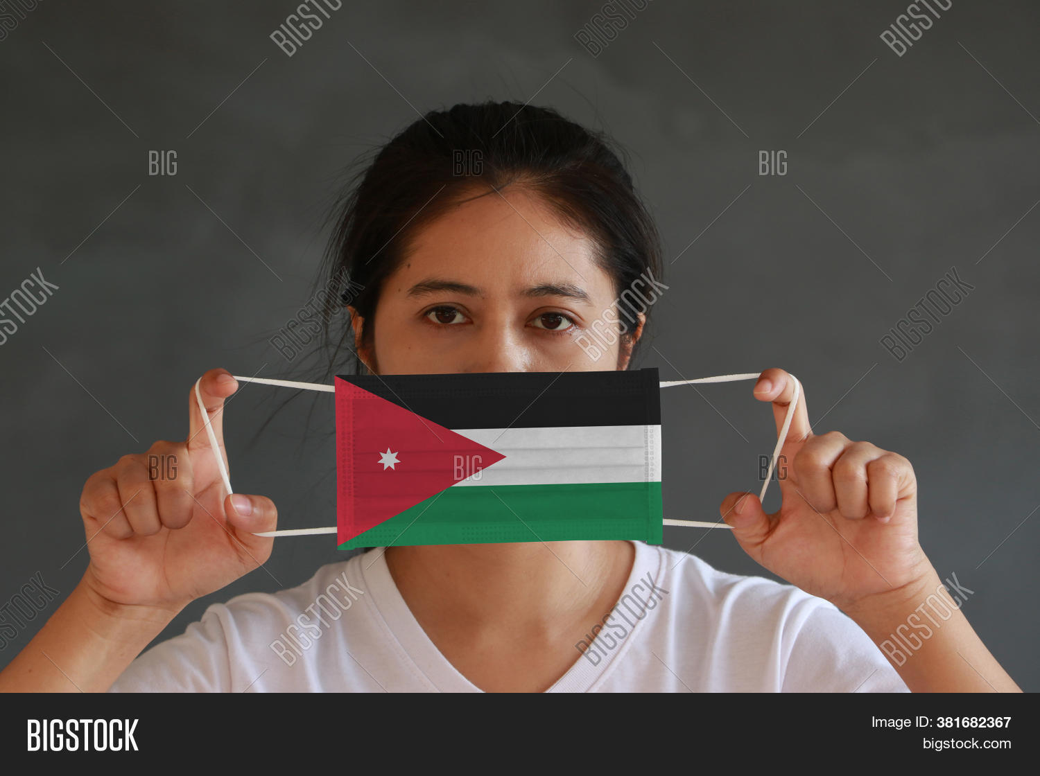 Woman Jordan Flag On Image & Photo (Free Trial) | Bigstock