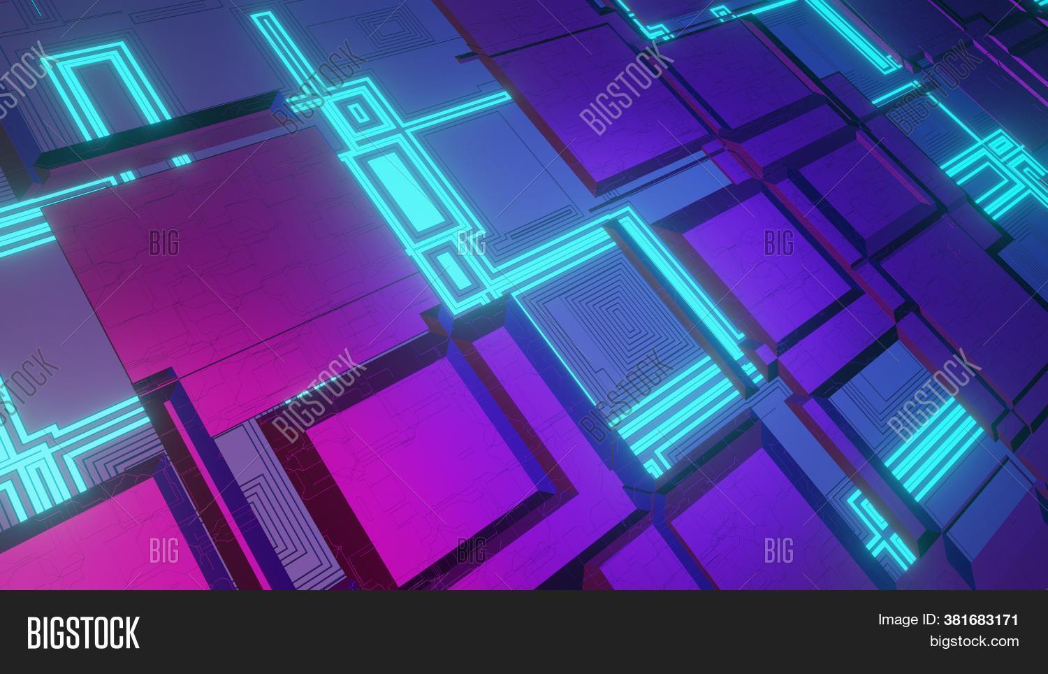 Modern Tech Pattern. Image & Photo (Free Trial) | Bigstock