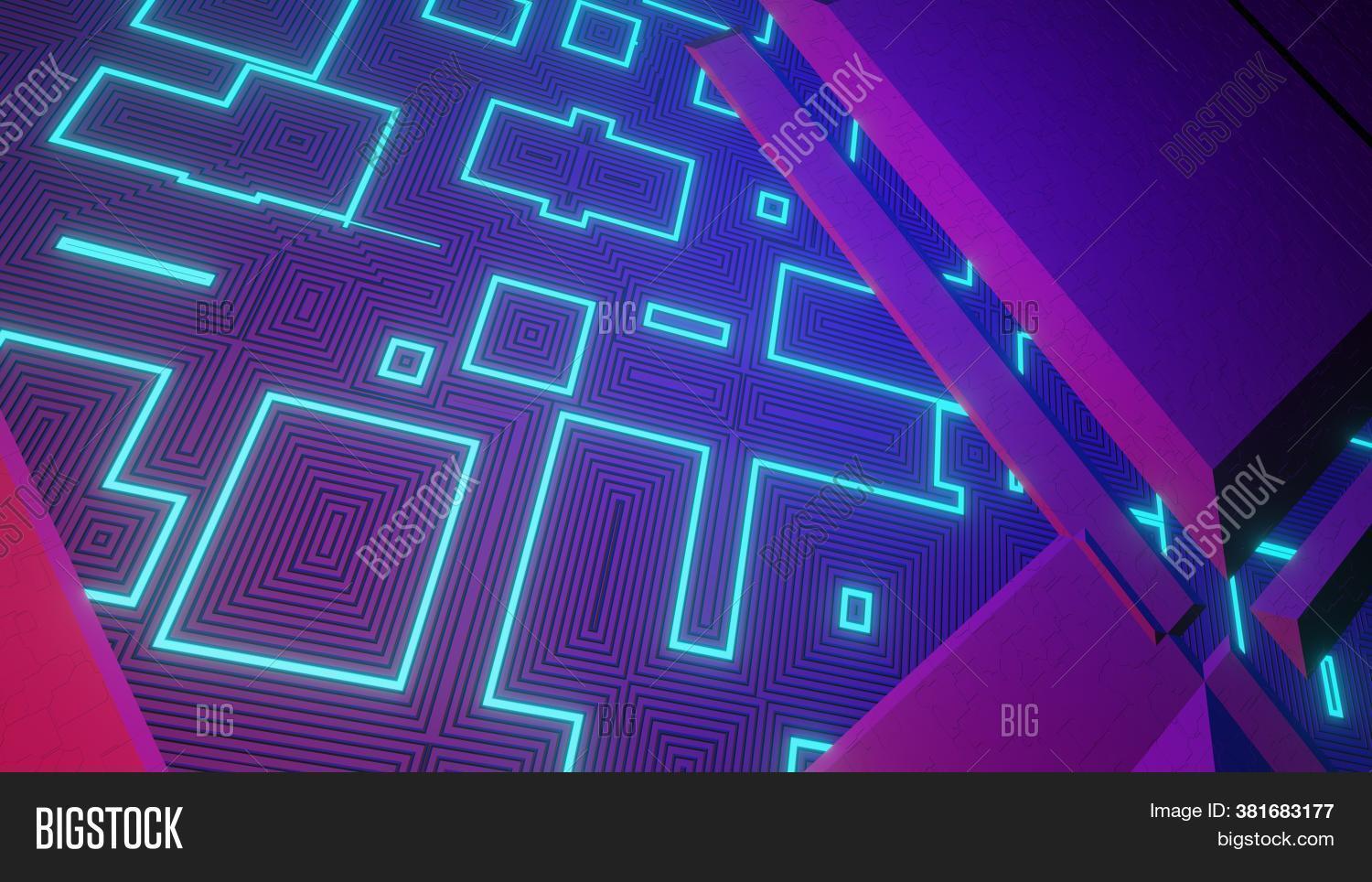 Modern Tech Pattern. Image & Photo (Free Trial) | Bigstock