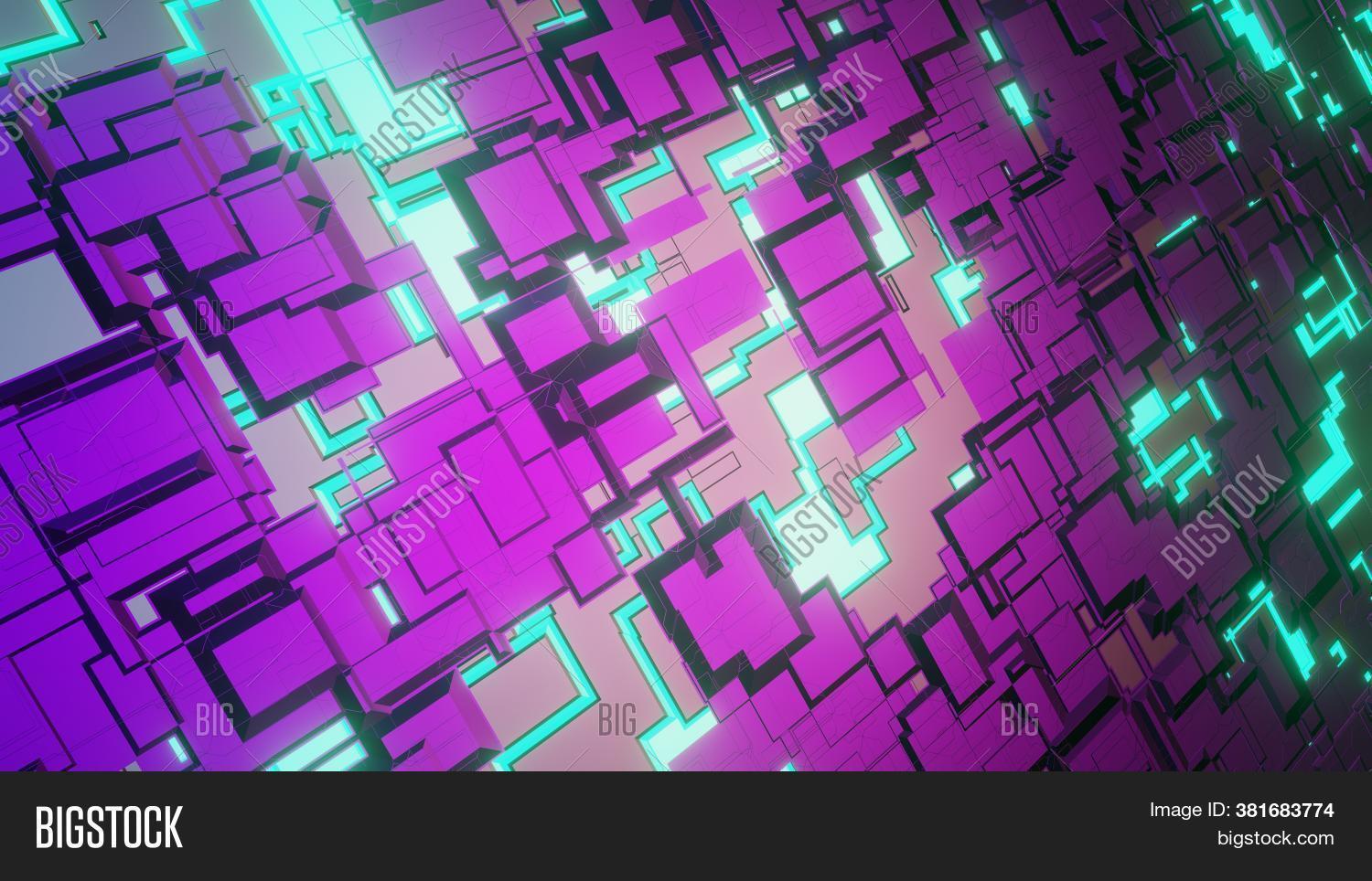 Modern Tech Pattern. Image & Photo (Free Trial) | Bigstock