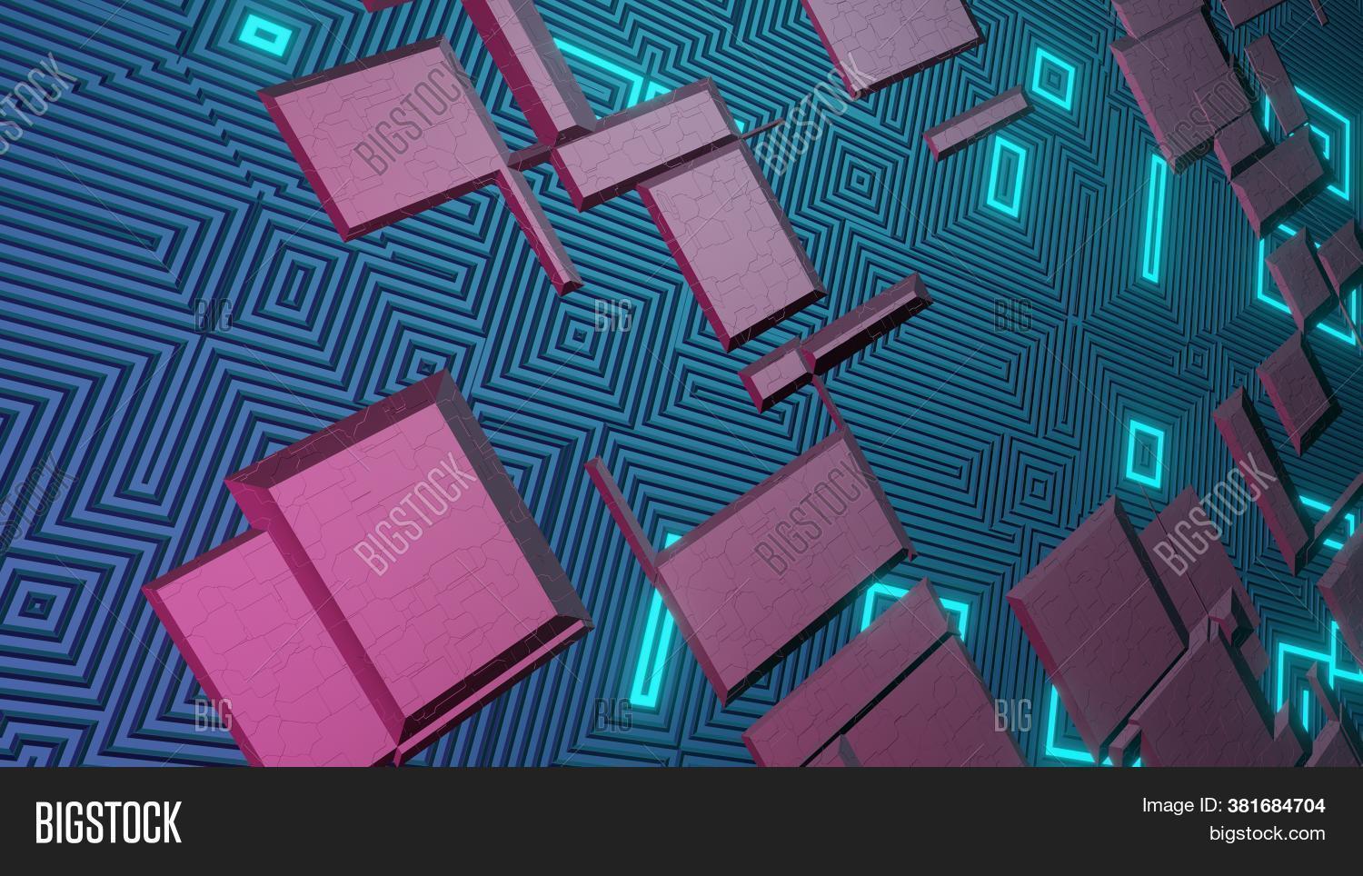 Modern Tech Pattern. Image & Photo (Free Trial) | Bigstock