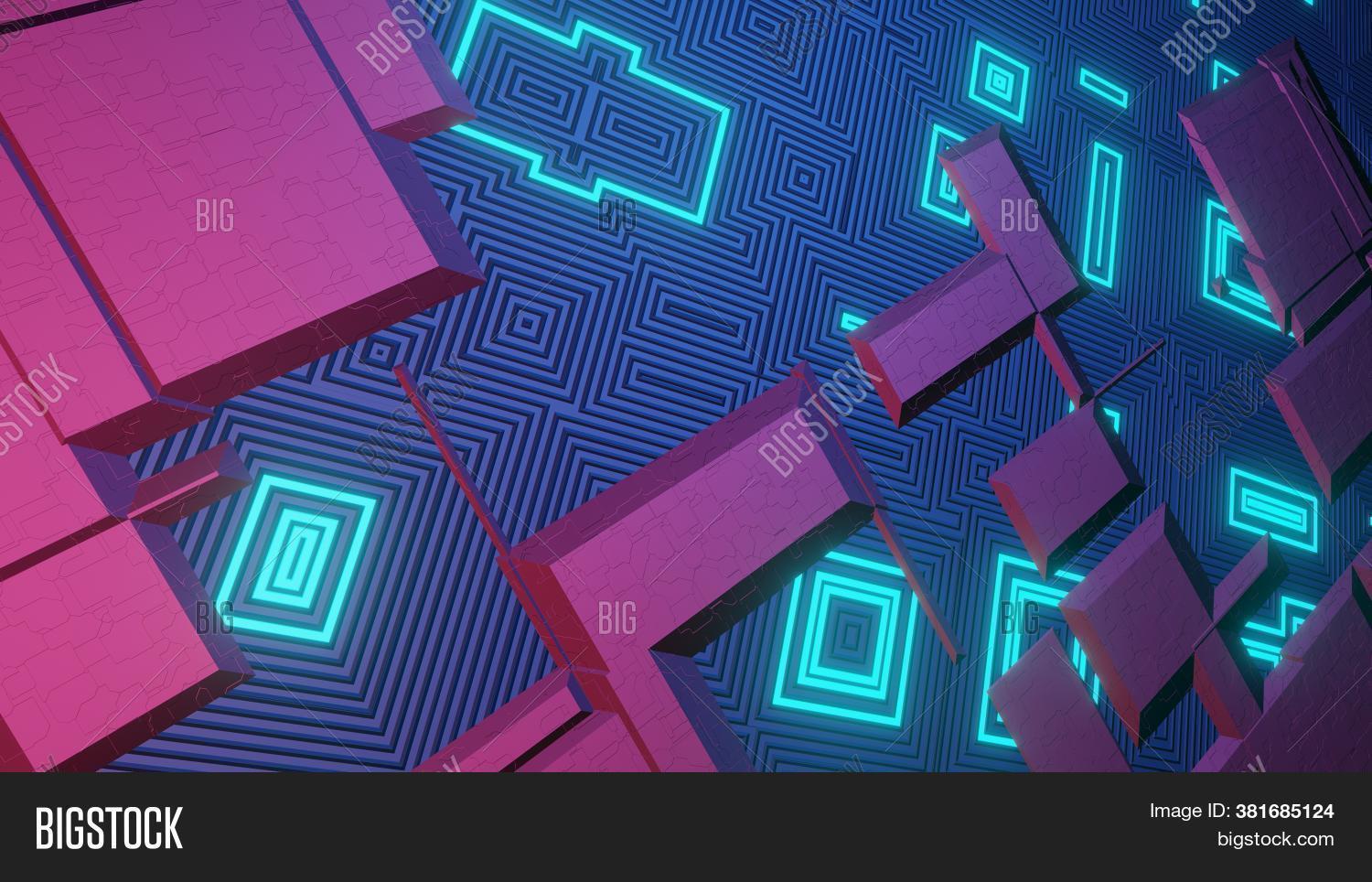 Modern Tech Pattern. Image & Photo (Free Trial) | Bigstock