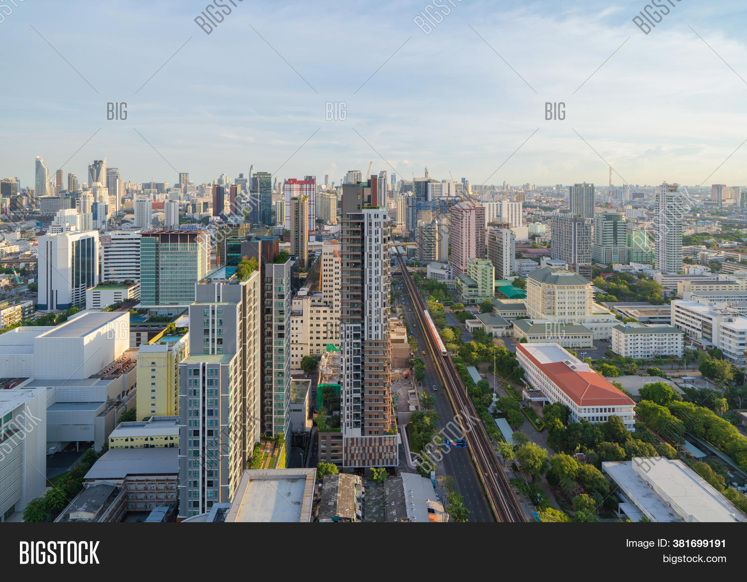 Aerial View Bangkok Image & Photo (Free Trial) | Bigstock