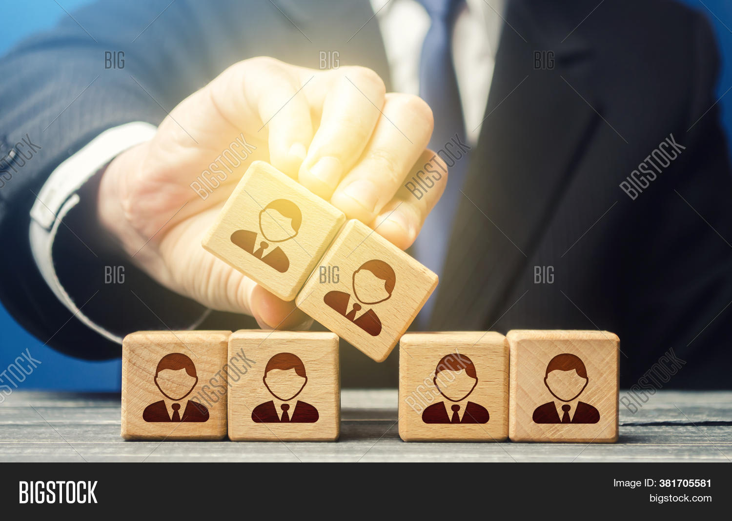 Man Expands Team Adds Image & Photo (Free Trial) | Bigstock