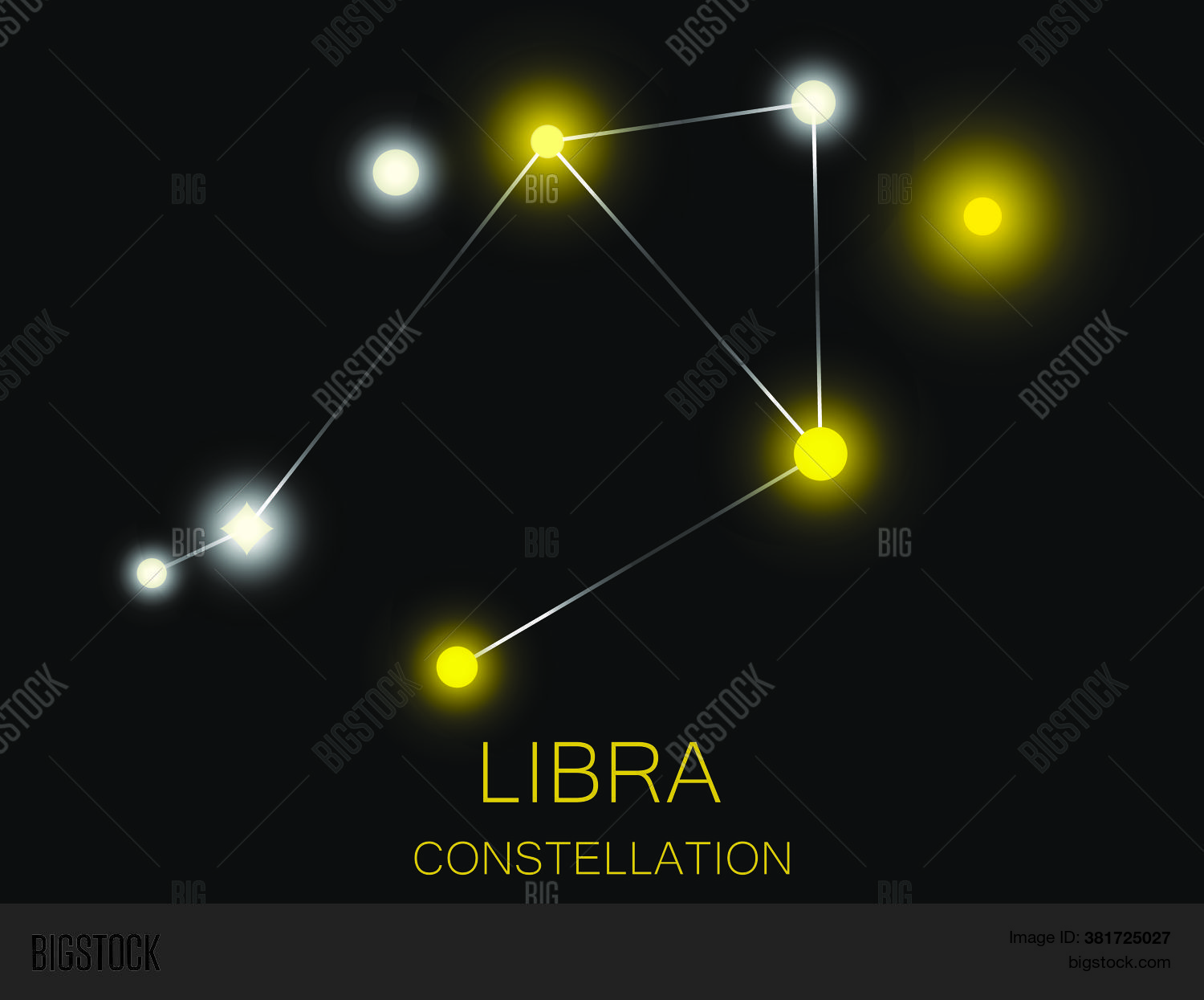 Libra Constellation. Vector & Photo (Free Trial) | Bigstock