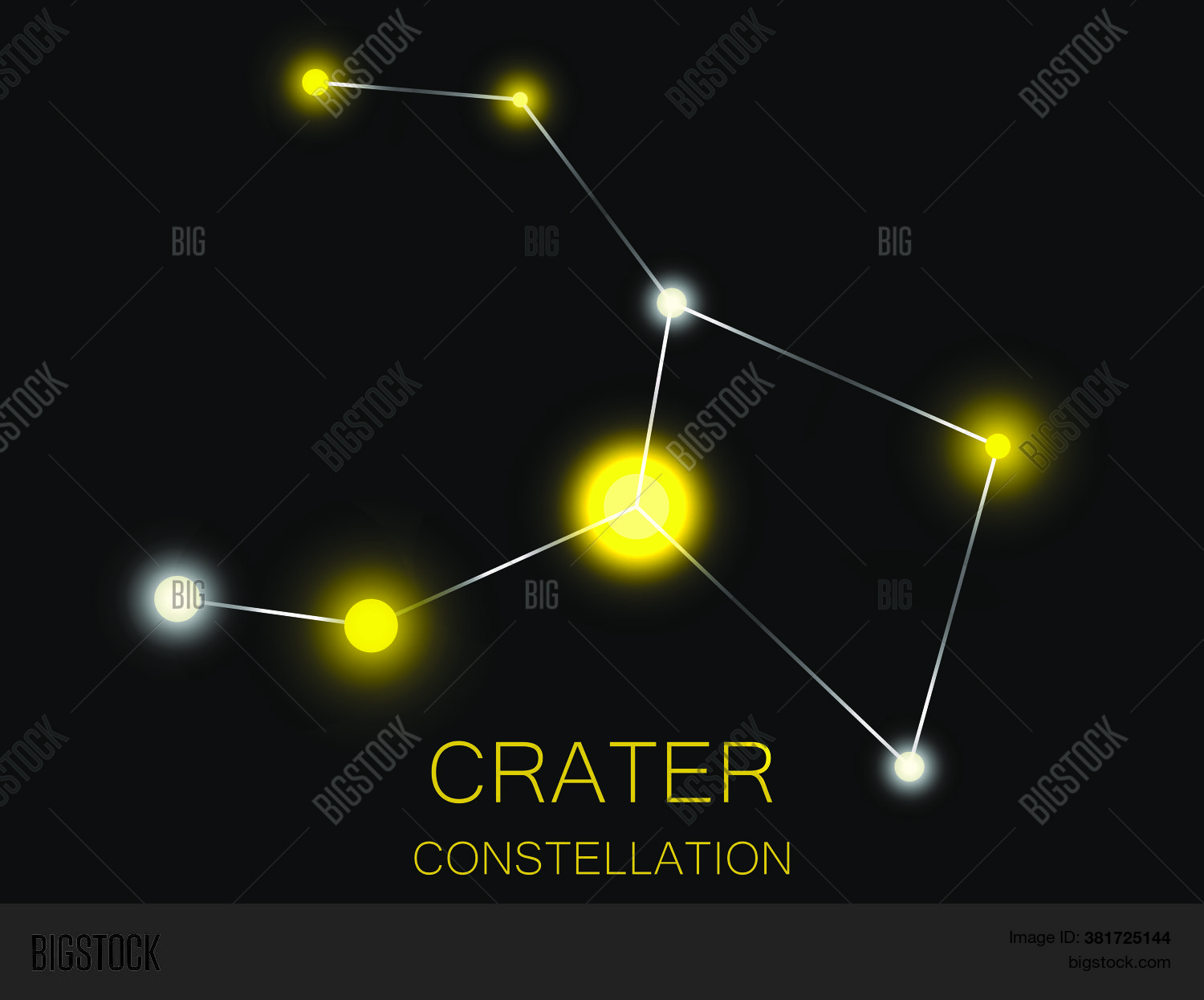 Crater Constellation Vector & Photo (Free Trial) | Bigstock