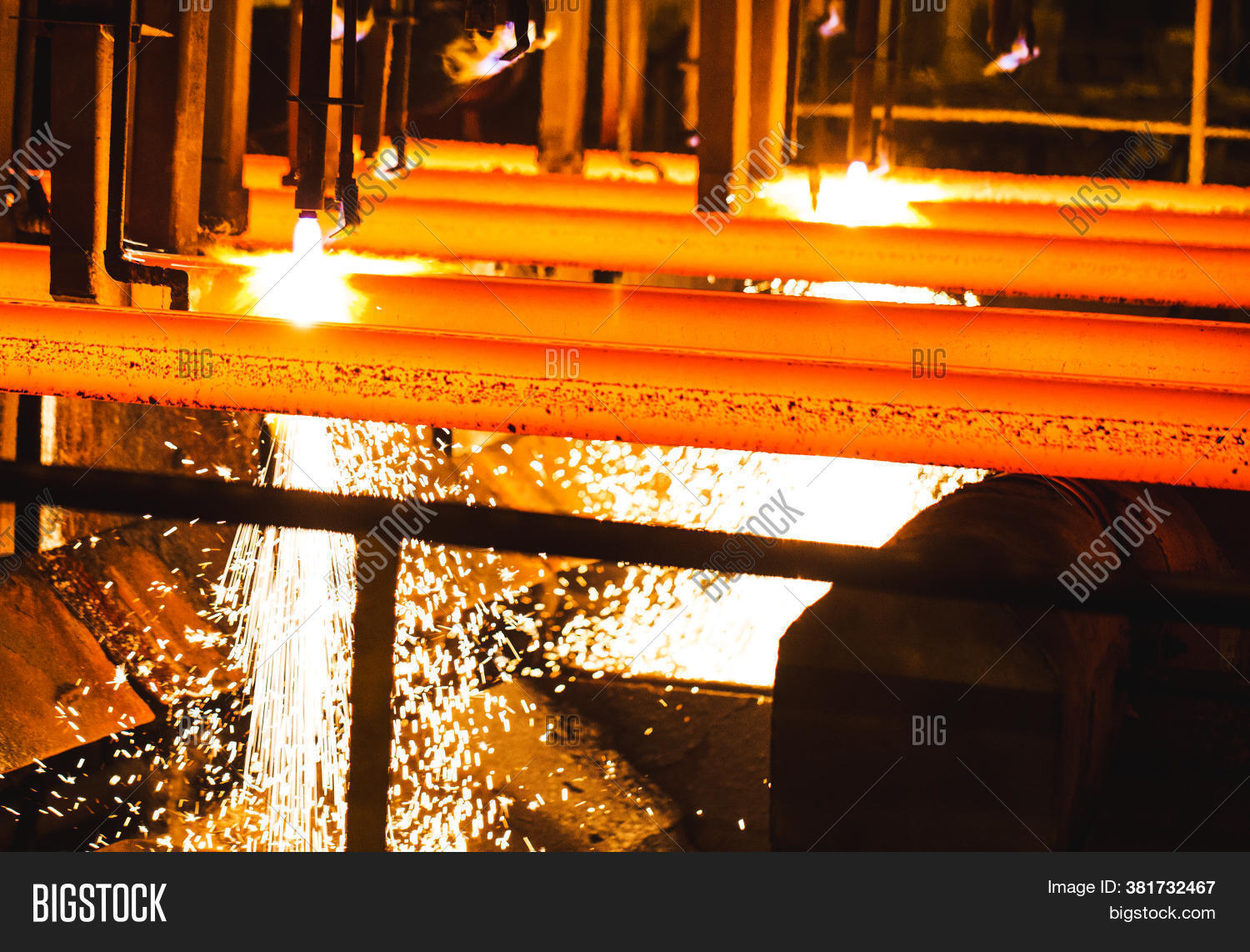 Steel Billets Torch Image & Photo (Free Trial) | Bigstock