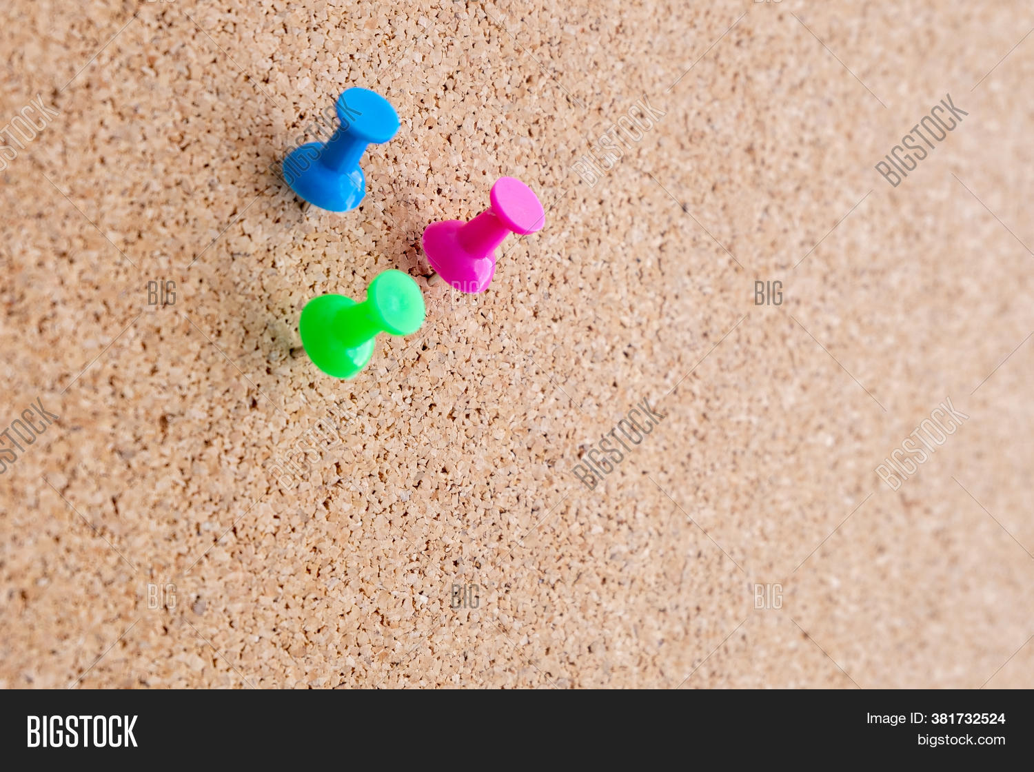 Close Three Push Pins Image & Photo (Free Trial) | Bigstock