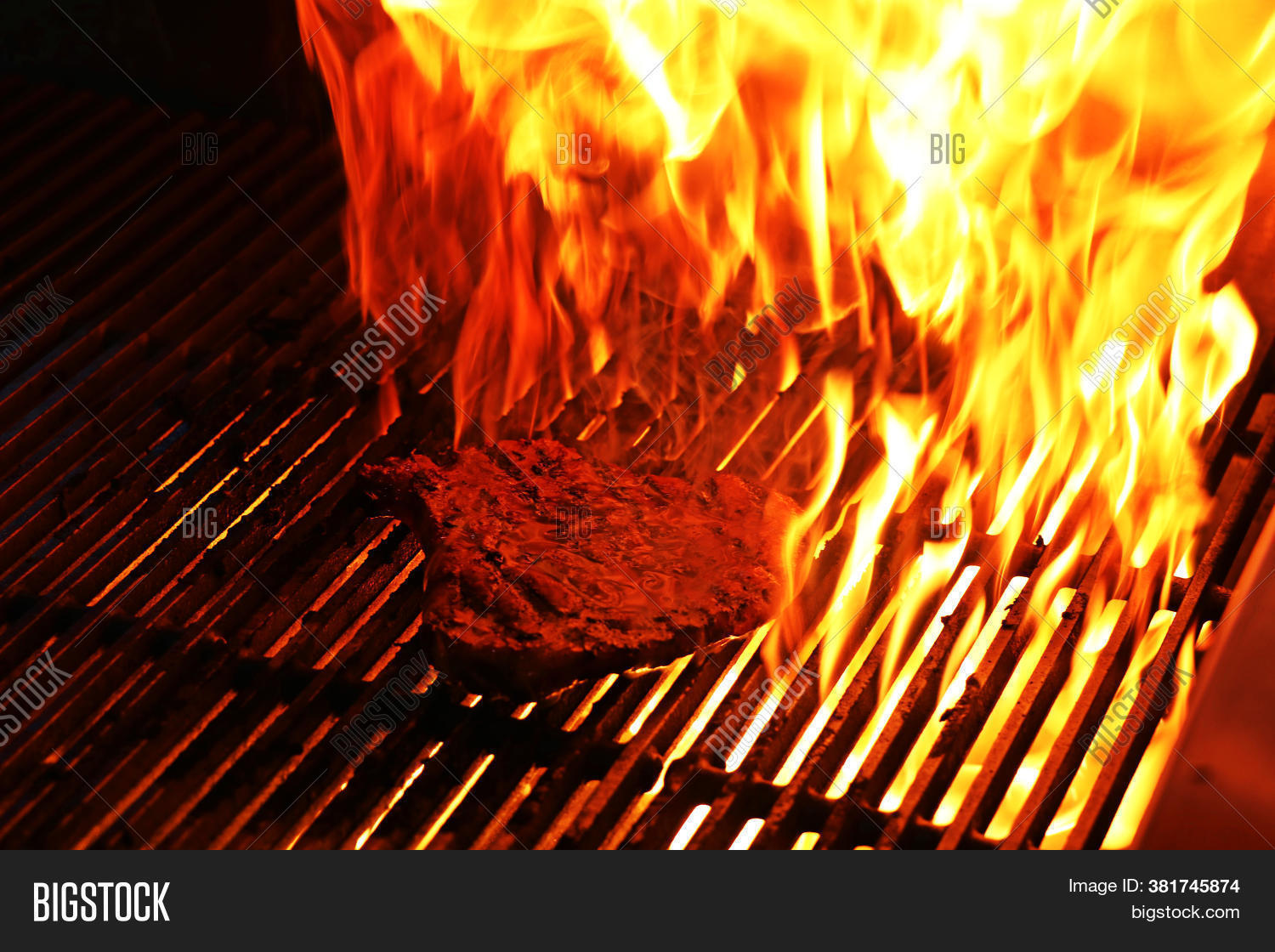 Beef Steak Cooking On Image & Photo (Free Trial) | Bigstock