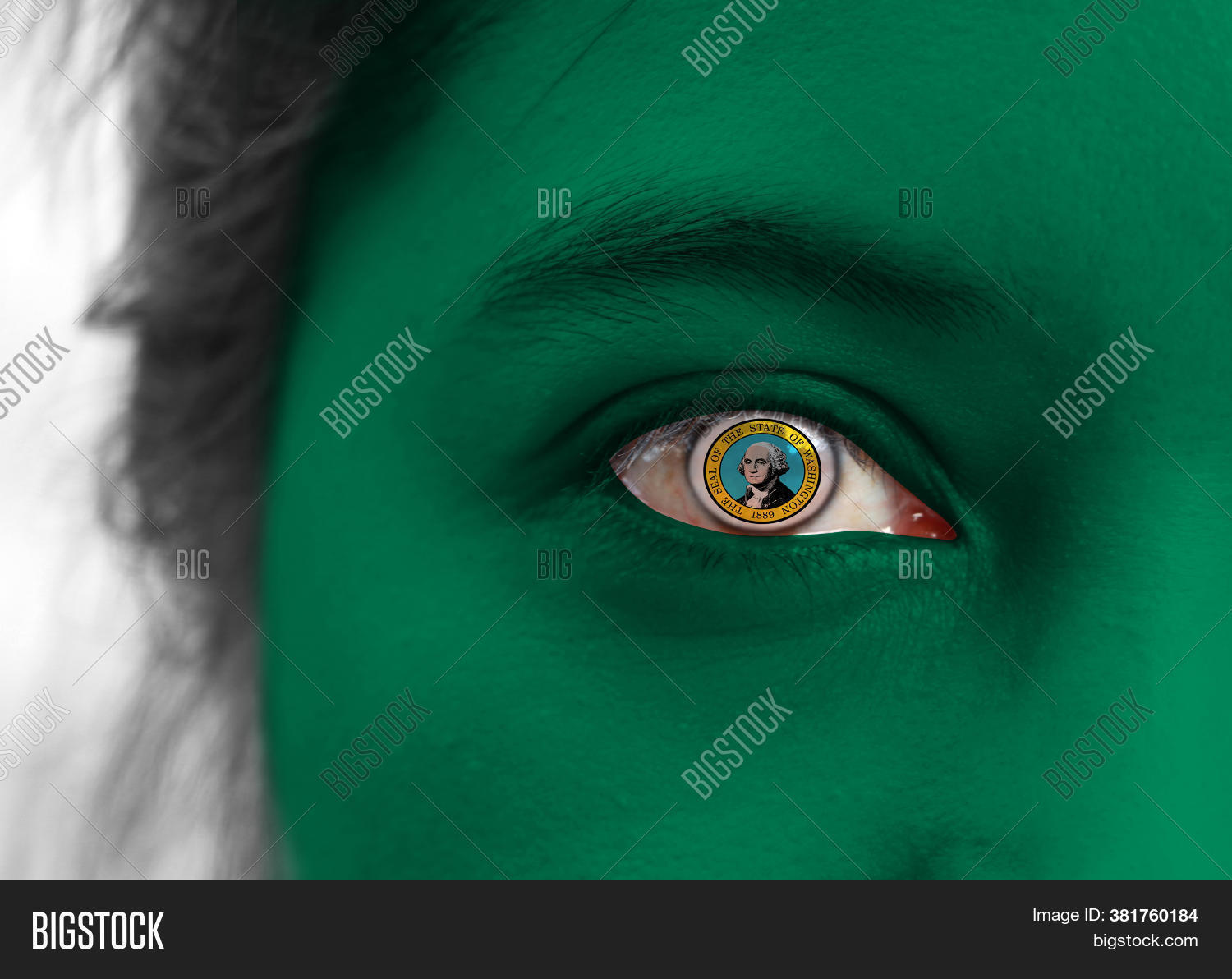 Human Face Painted Image & Photo (Free Trial) | Bigstock