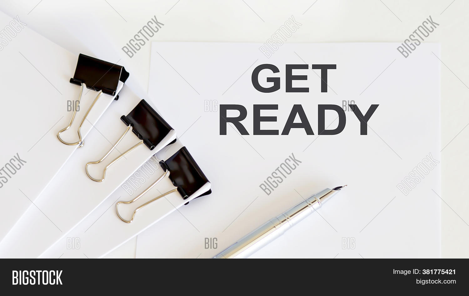 Get Ready Written On Image & Photo (Free Trial) | Bigstock