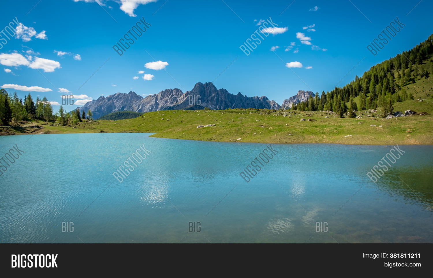 Calm Lake Sunny Day Image & Photo (Free Trial) | Bigstock
