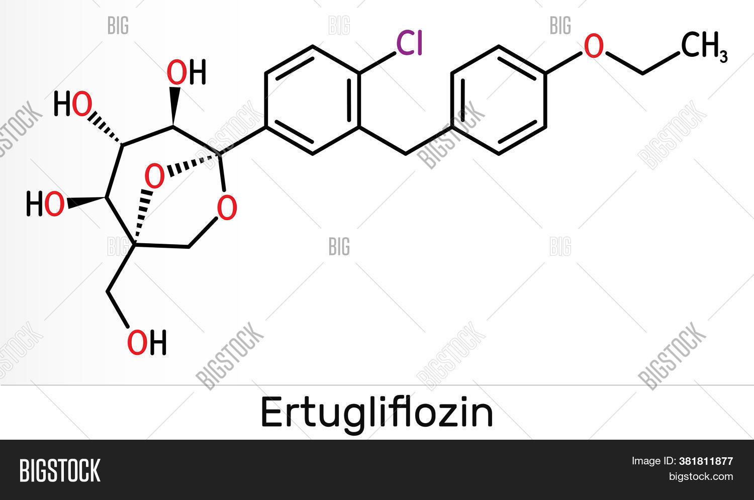 Ertugliflozin Molecule Image & Photo (Free Trial) | Bigstock