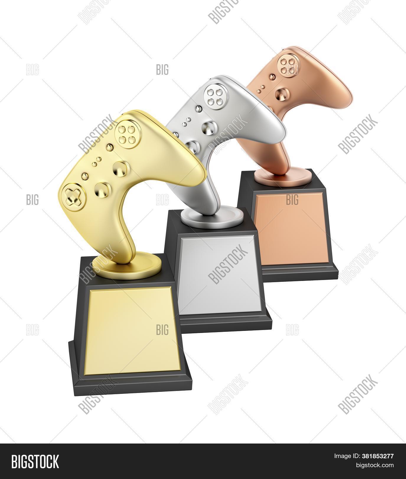 Video Game Trophies On Image & Photo (Free Trial) | Bigstock