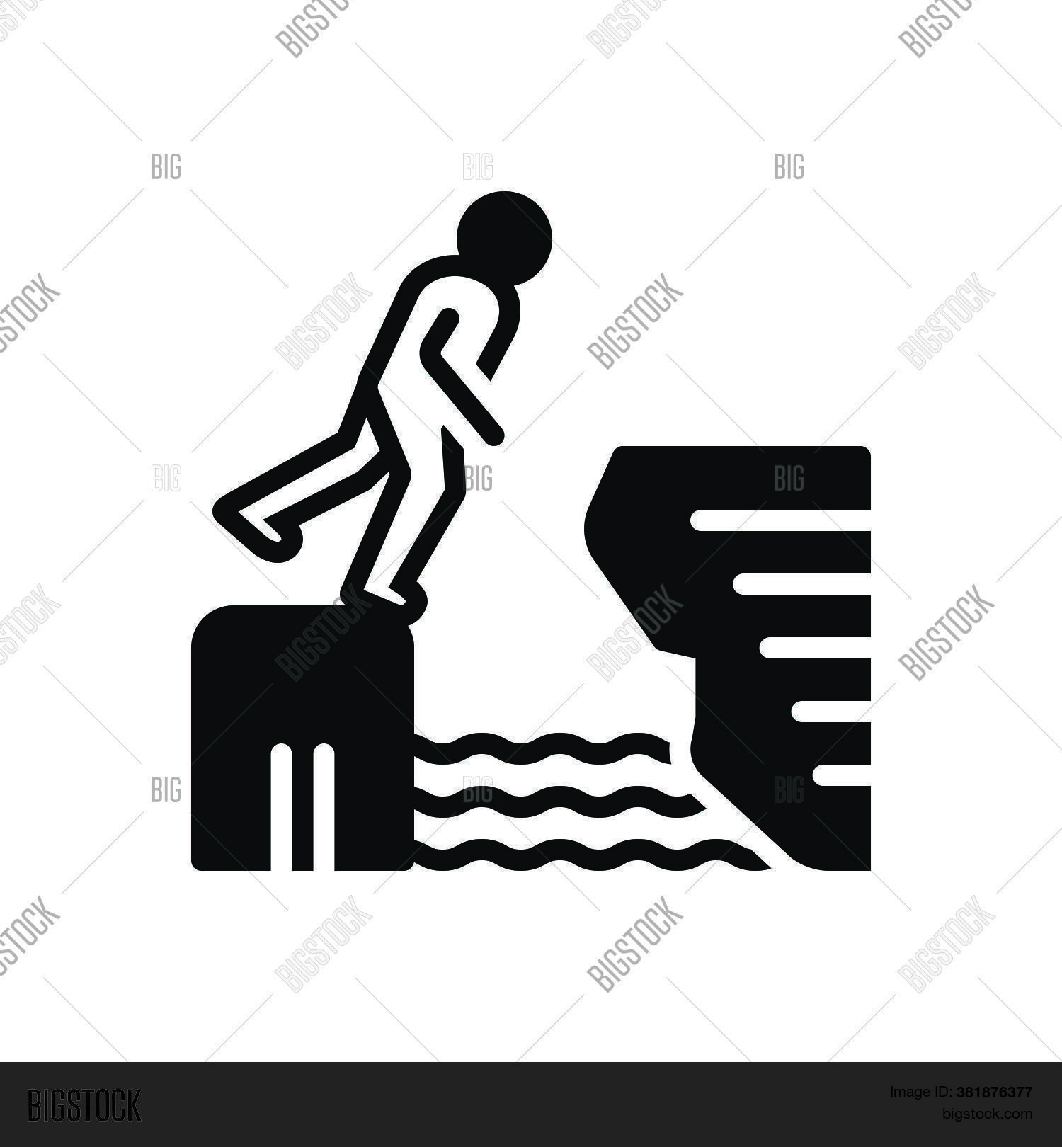 Black Solid Icon Dare Vector & Photo (Free Trial) | Bigstock