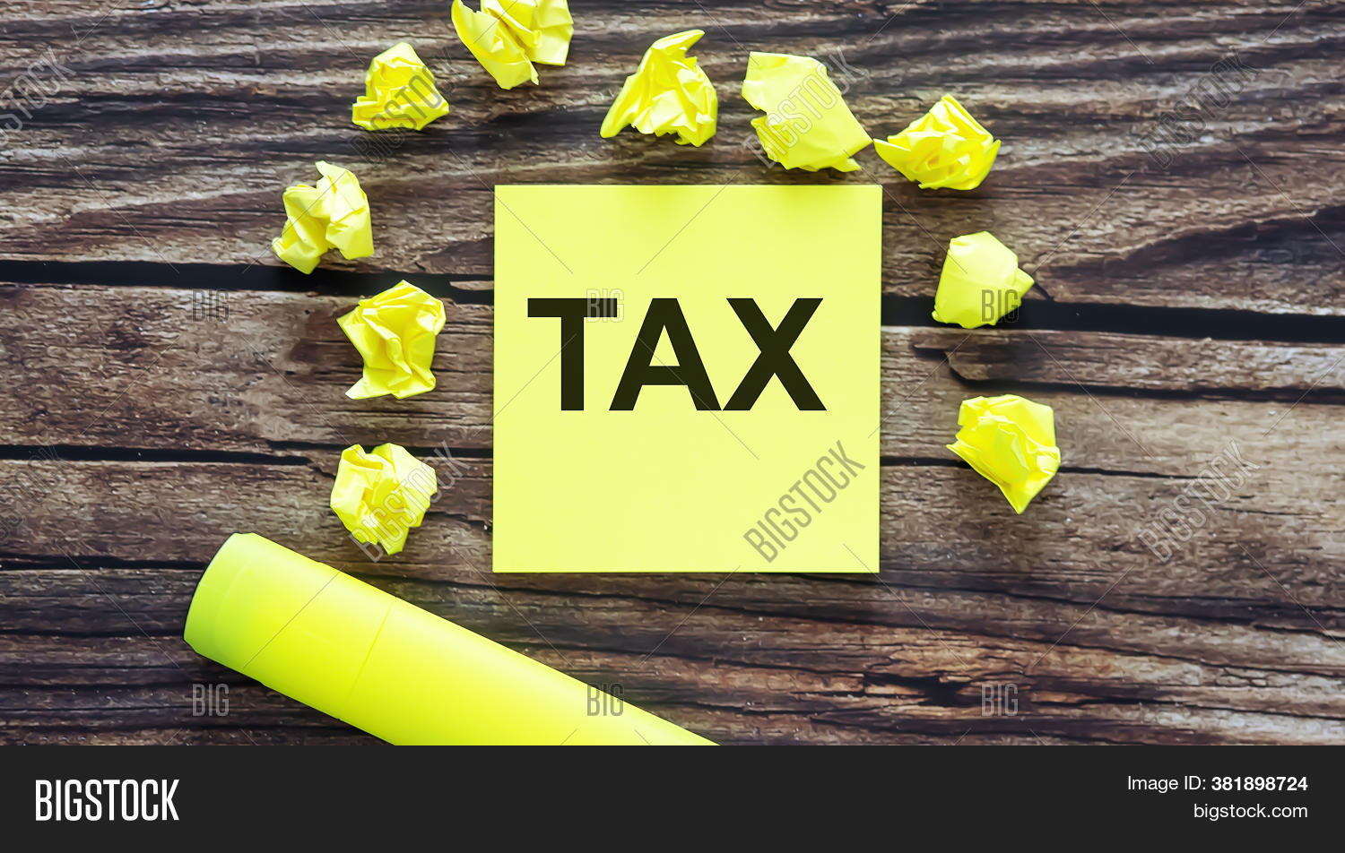 Tax Notes About Tax Image & Photo (Free Trial) | Bigstock