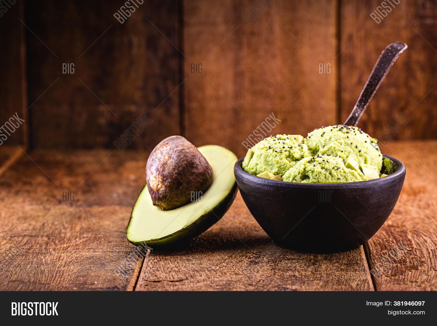 Organic Avocado Ice Image & Photo (Free Trial) | Bigstock
